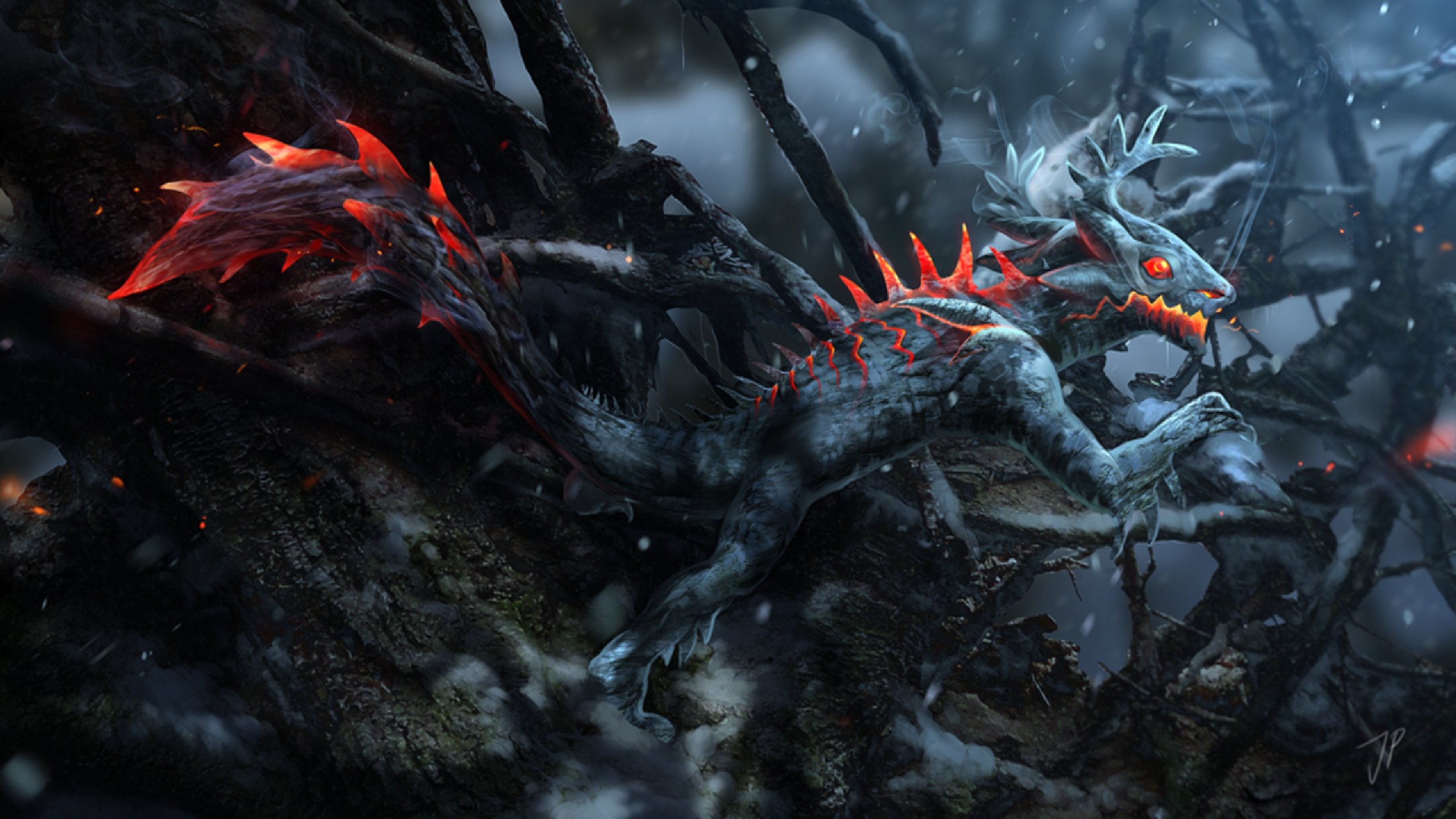 Red Mythical Creatures Wallpapers - Wallpaper Cave