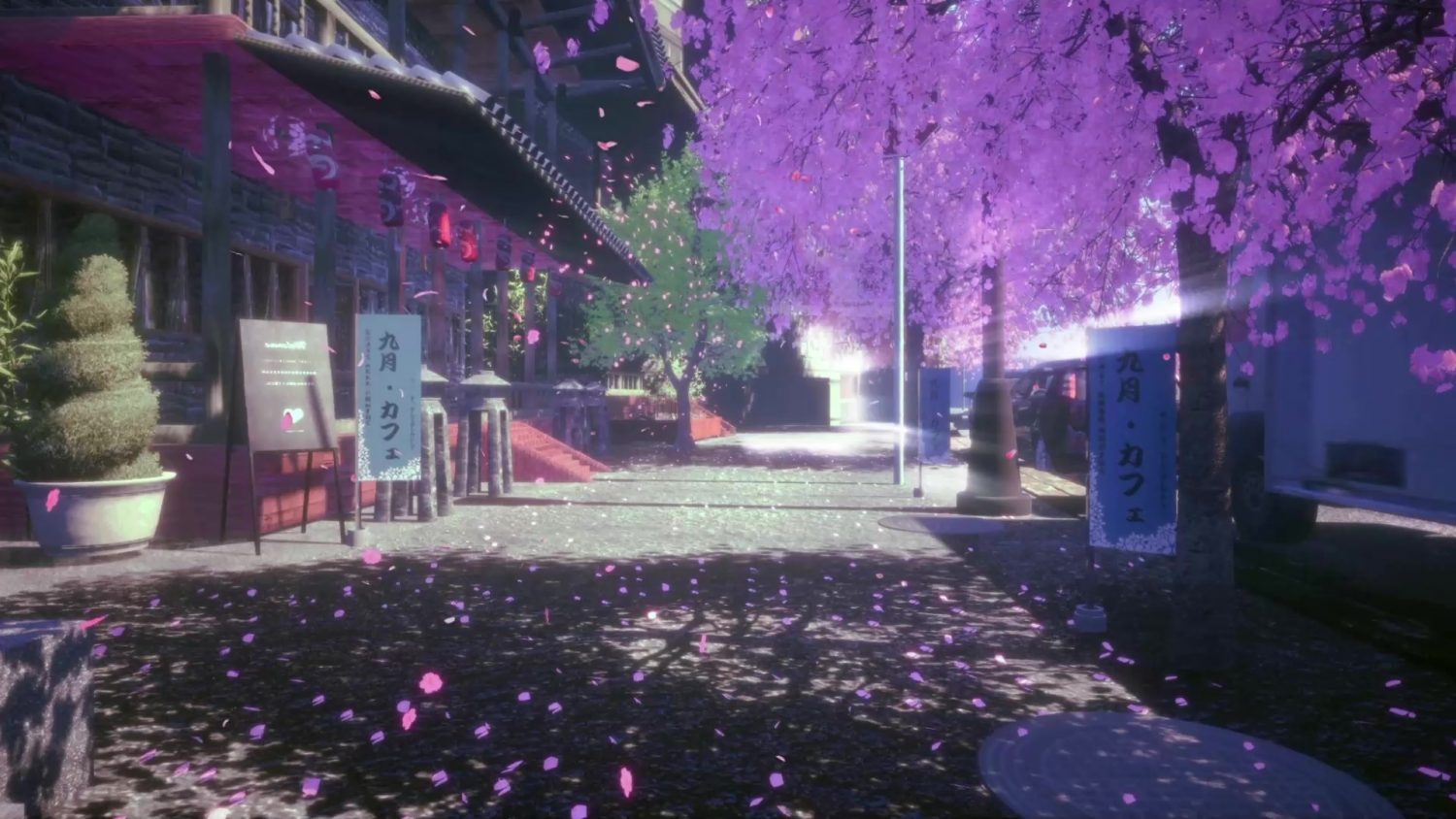 Sakura Street Wallpapers - Wallpaper Cave