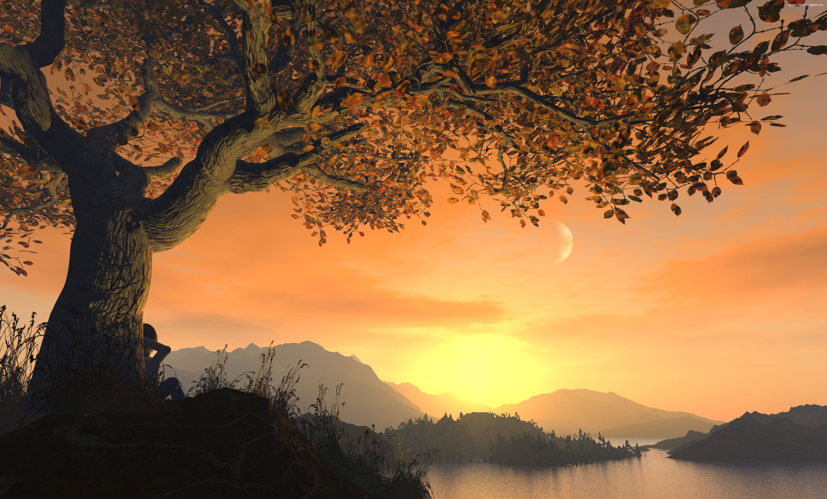 Sunset Drawing Wallpapers - Wallpaper Cave