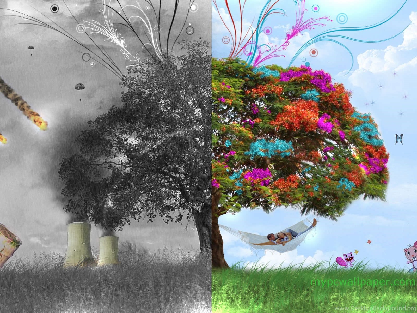 3D Tree Wallpapers - Wallpaper Cave