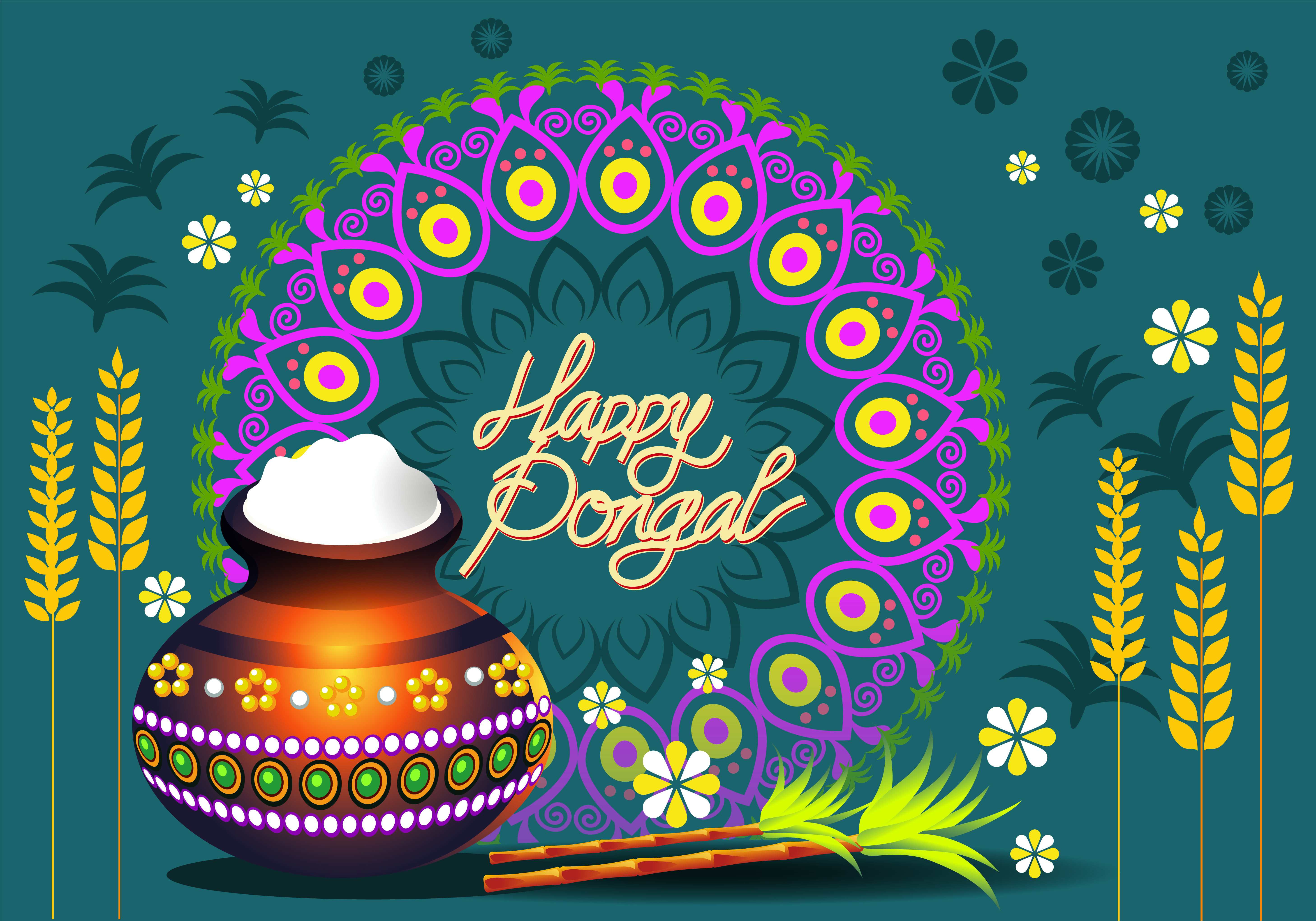 Happy Pongal HD Wallpapers - Wallpaper Cave