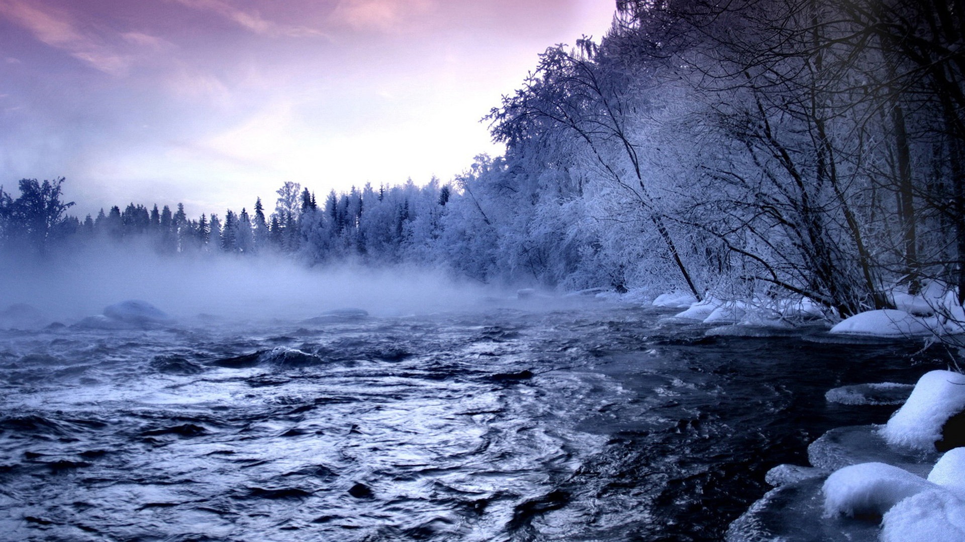 Winter Mist Desktop Wallpapers - Wallpaper Cave
