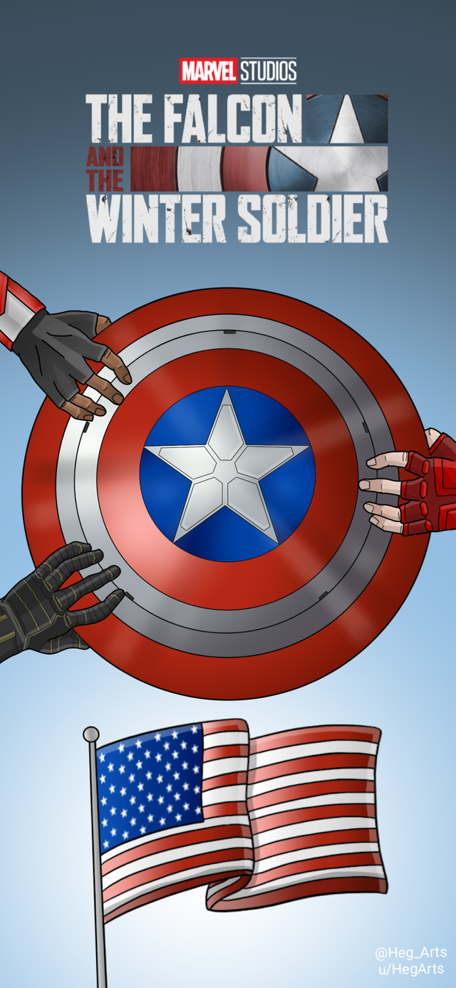 Falcon And The Winter Soldier Shield Wallpapers - Wallpaper Cave