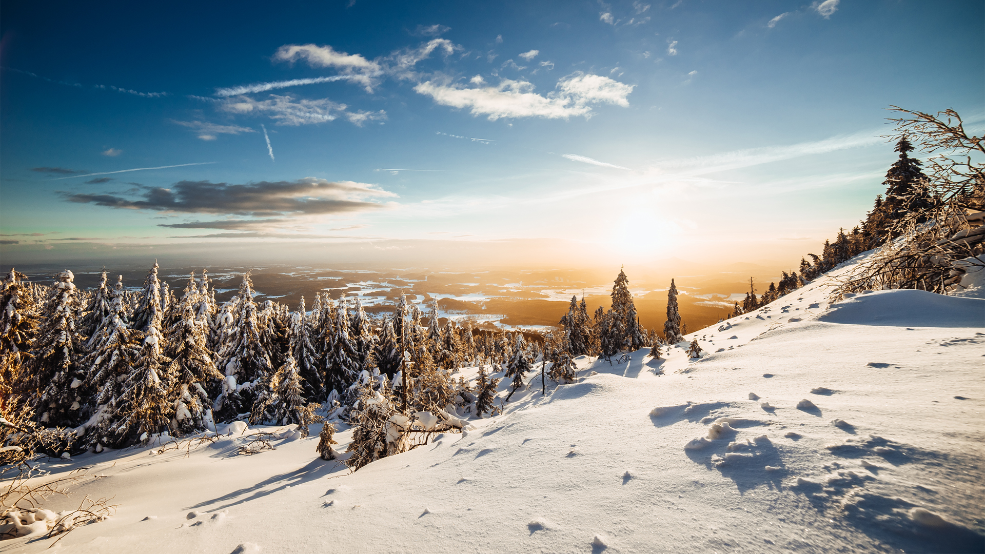 HD Winter Mountain View Wallpapers - Wallpaper Cave