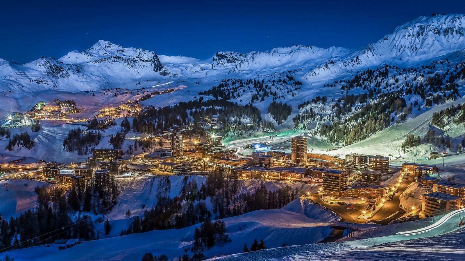 HD Winter Mountain View Wallpapers - Wallpaper Cave