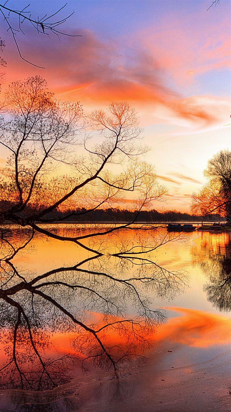 Sunset At The Lake Wallpapers - Wallpaper Cave