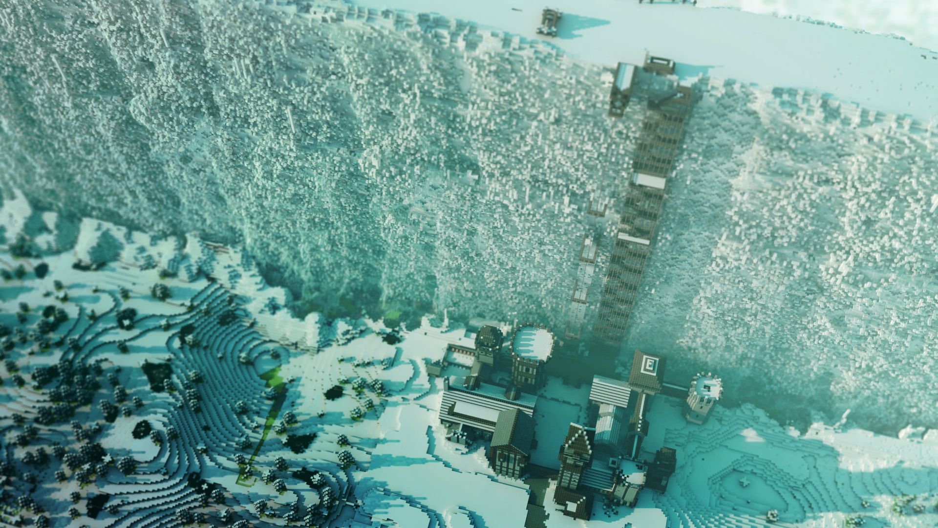 Minecraft Winter Wallpapers - Wallpaper Cave