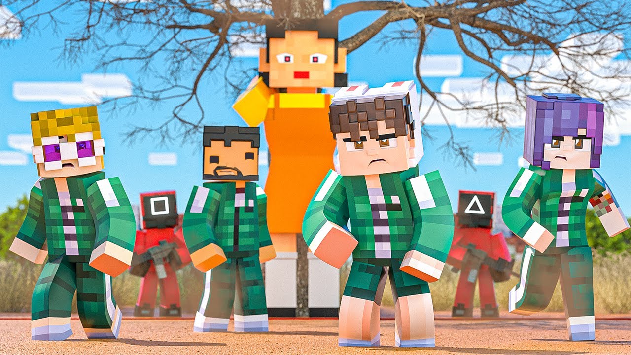 Squid Game Minecraft Wallpapers - Wallpaper Cave