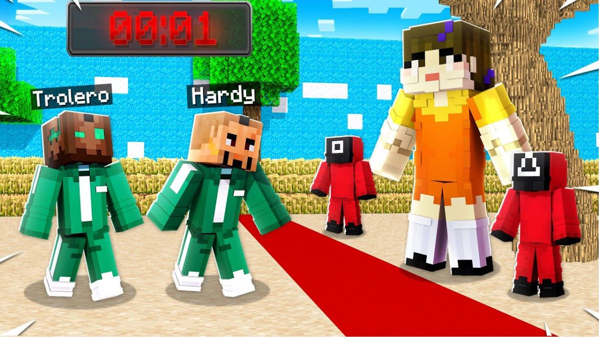 Squid Game Minecraft Wallpapers - Wallpaper Cave