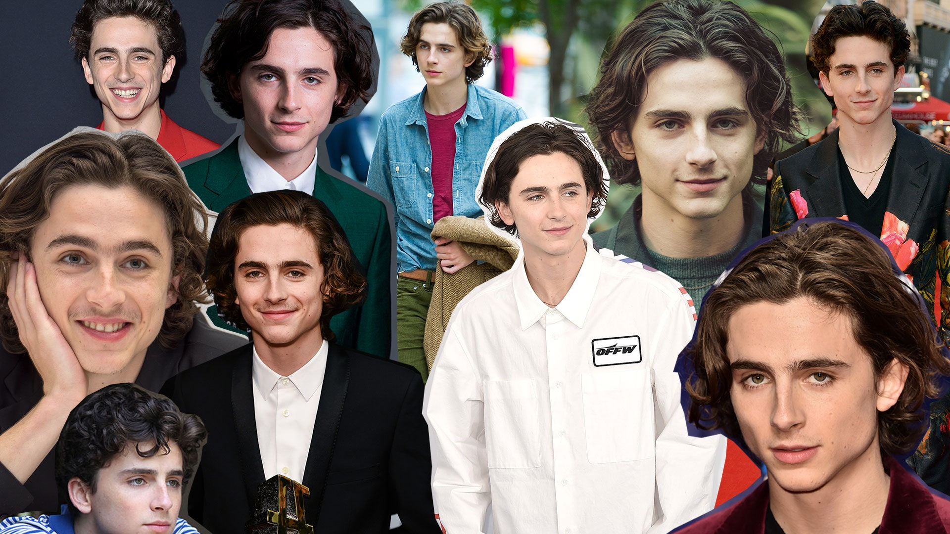 Timothée Chalamet Collage Wallpapers - Wallpaper Cave