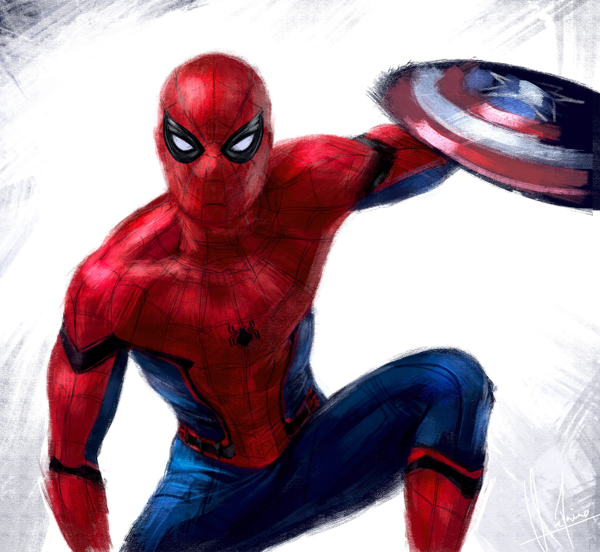 Spider-Man Drawings Wallpapers - Wallpaper Cave