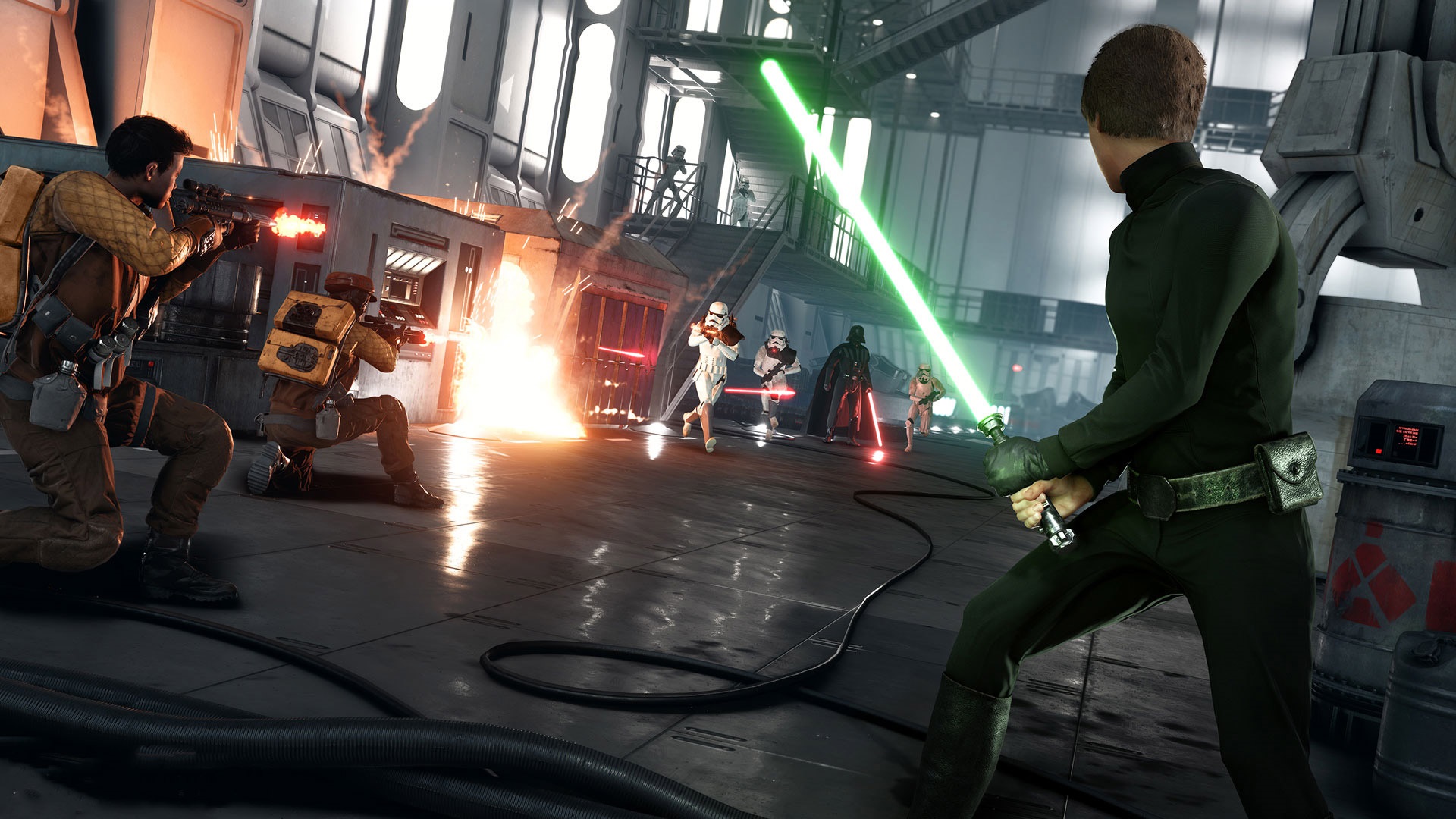 Star Wars Battlefront Luke Skywalker Desktop Wallpapers - Wallpaper Cave