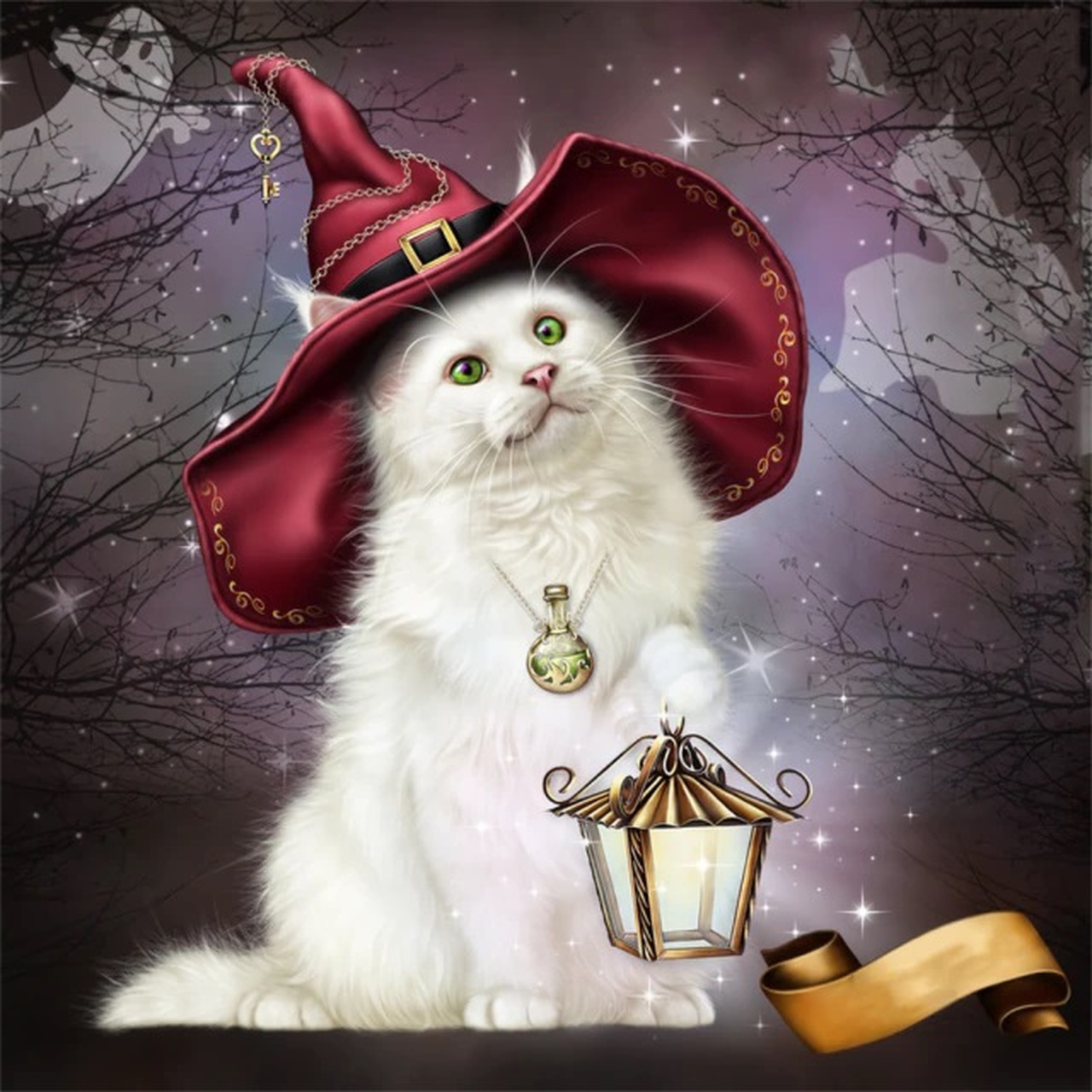 Witch Cat Wallpapers - Wallpaper Cave