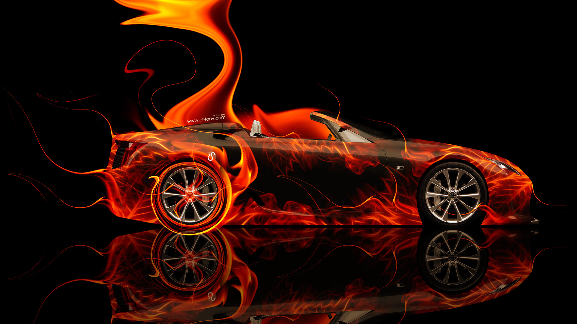 Fire Ice Car Wallpapers - Wallpaper Cave
