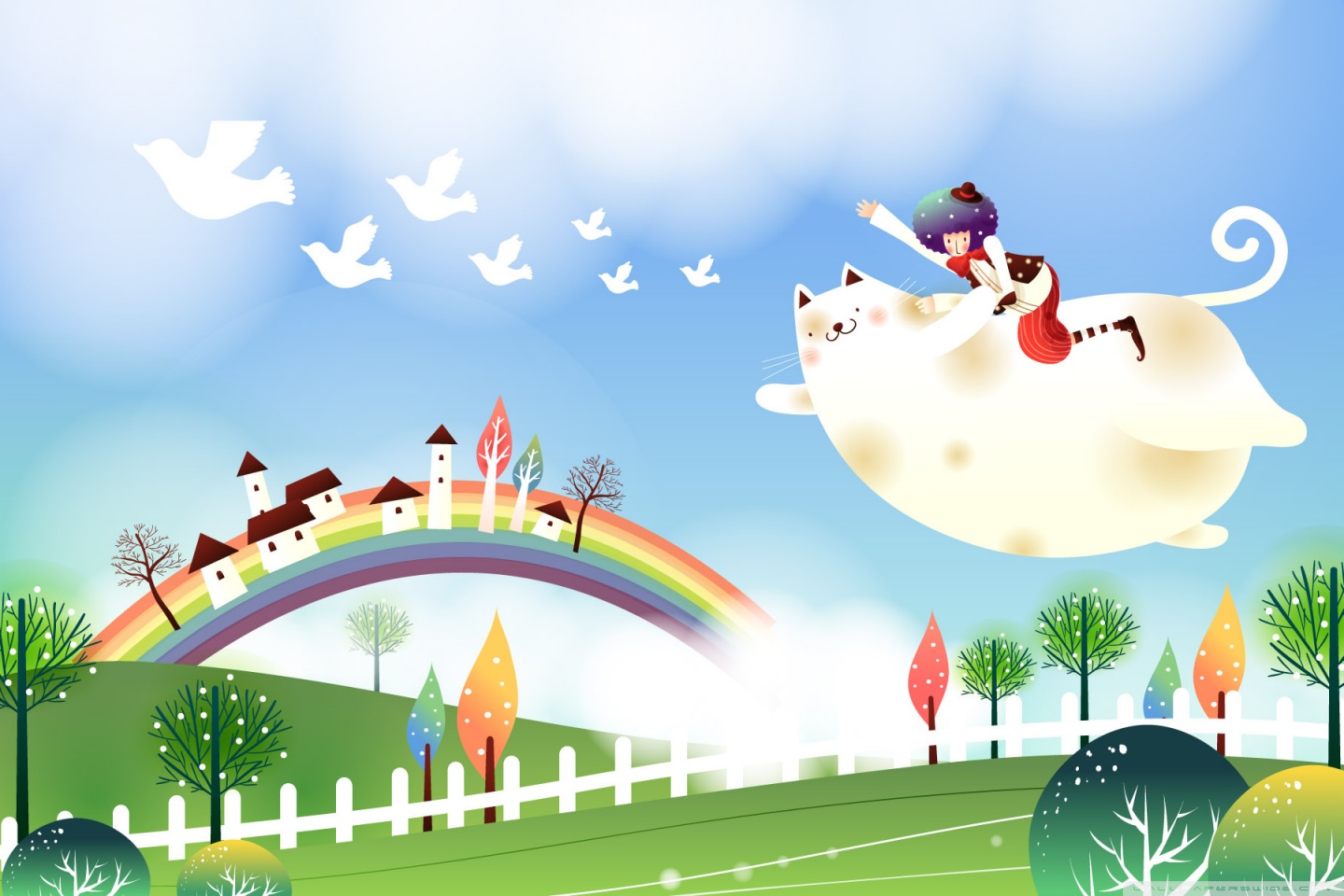 Flying Cat Wallpapers - Wallpaper Cave