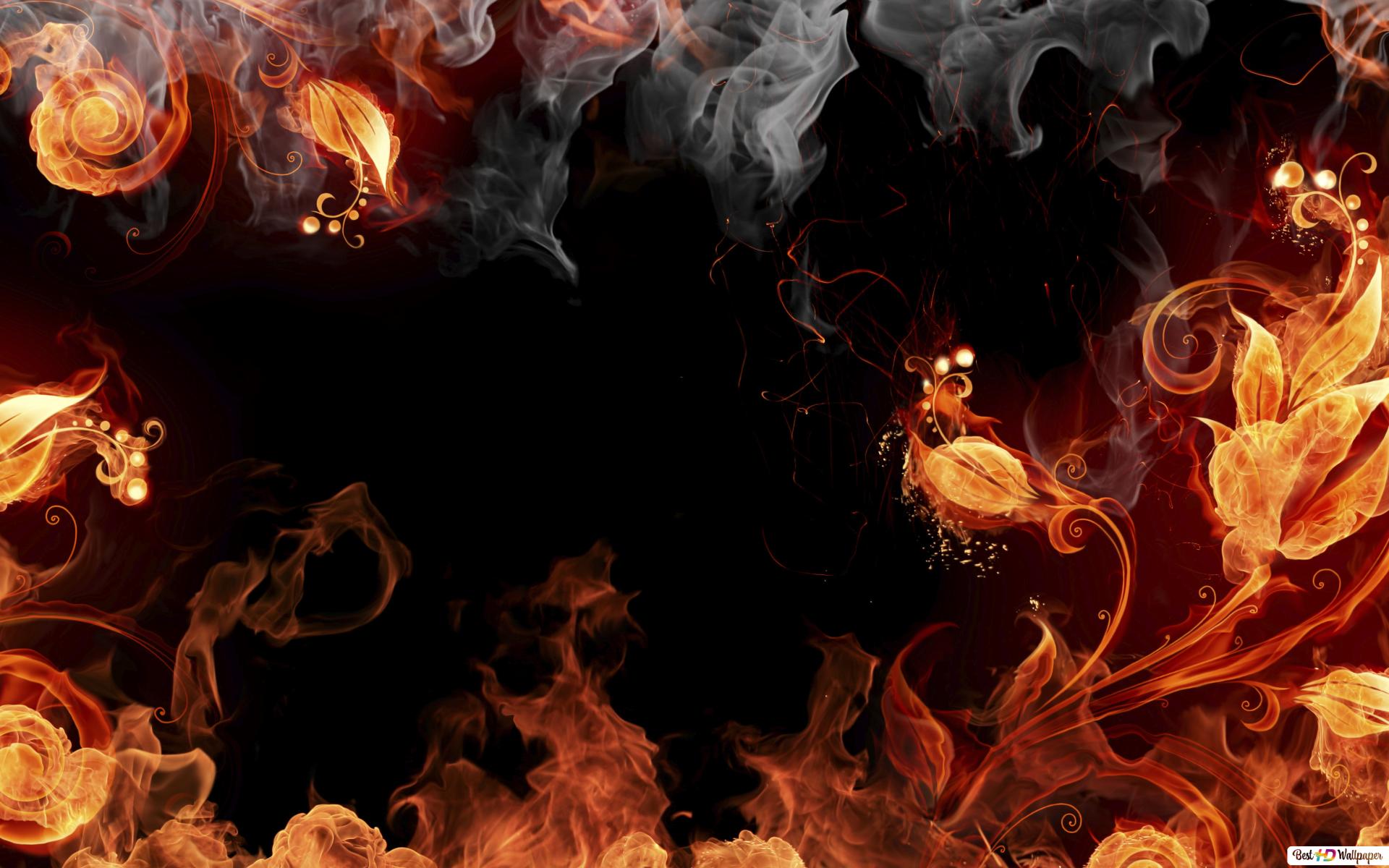 Gold Fire Wallpapers - Wallpaper Cave