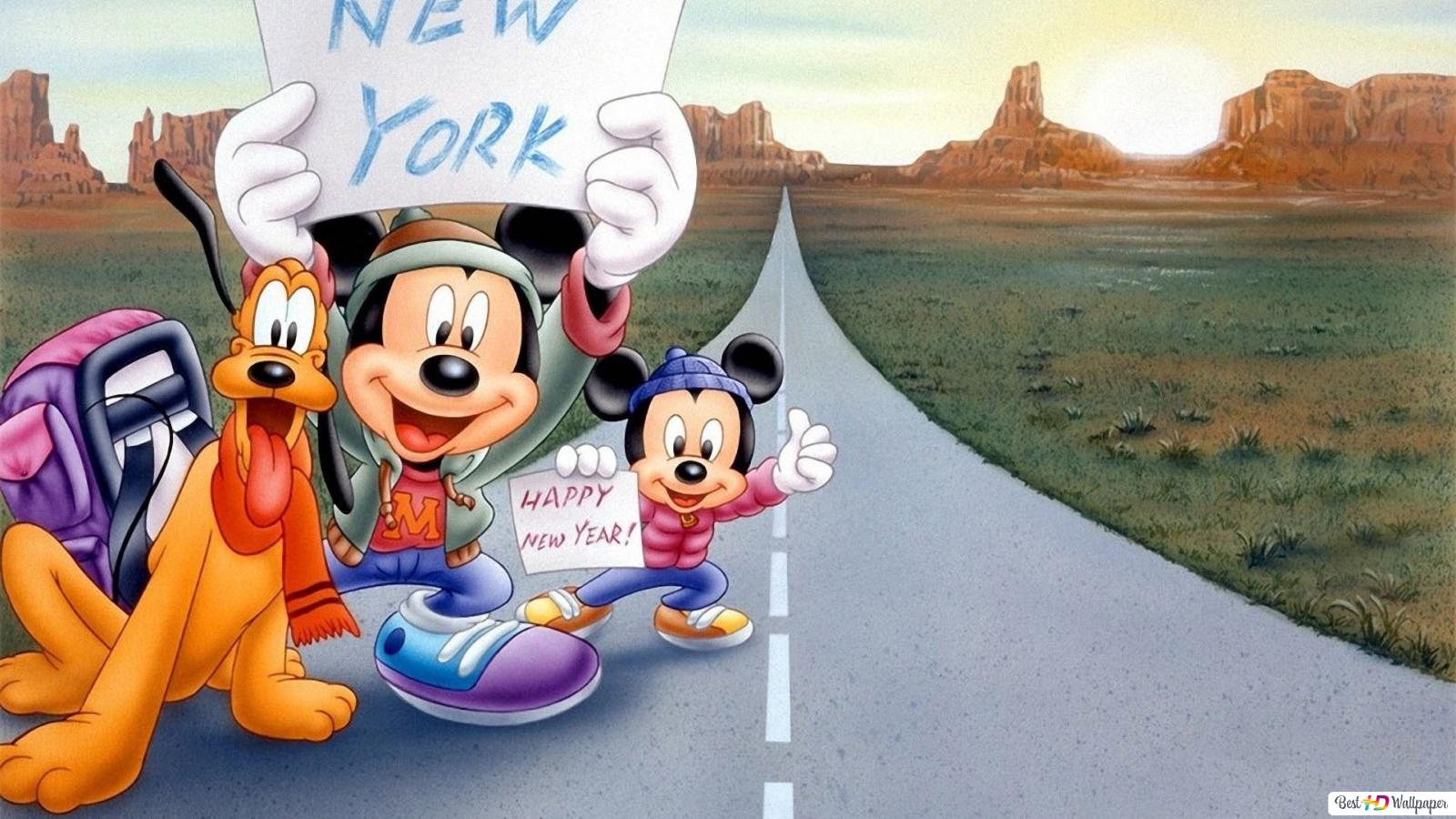 Mickey Mouse Minnie Mouse Pluto Wallpapers - Wallpaper Cave