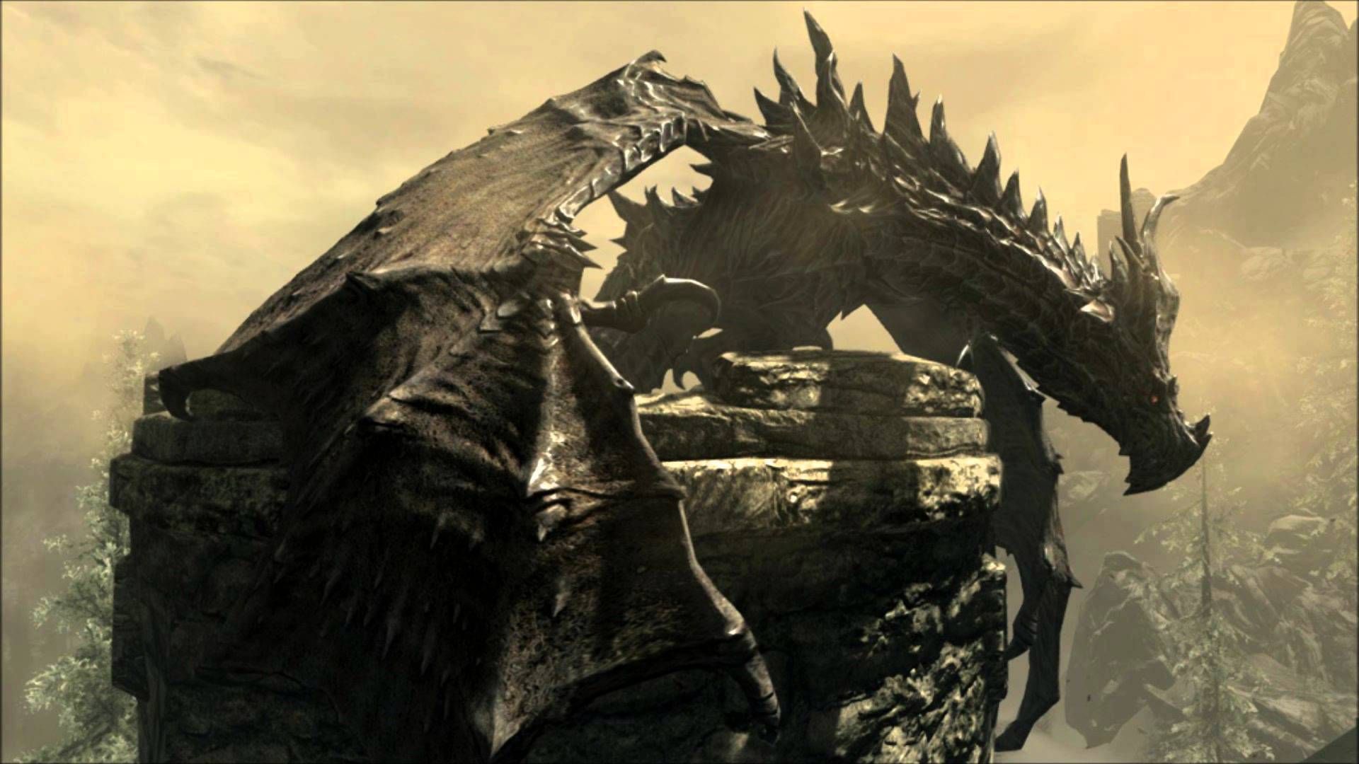 Skyrim Alduin Wallpapers - Wallpaper Cave