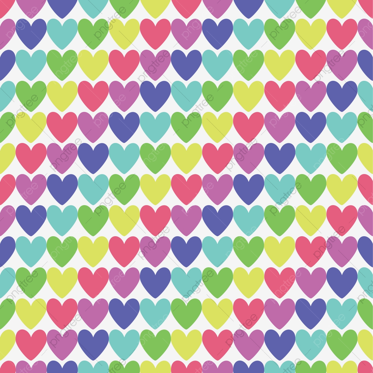 Rainbow Valentines Heart Wallpapers - Wallpaper Cave