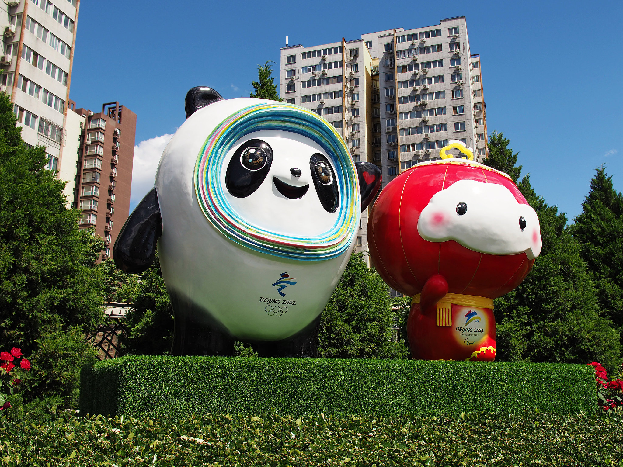 Bing Dwen Dwen And Shuey Rhon Rhon Wallpapers - Wallpaper Cave