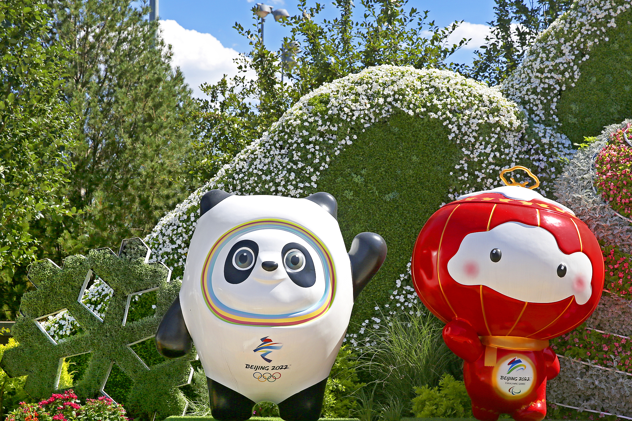 Bing Dwen Dwen And Shuey Rhon Rhon Wallpapers - Wallpaper Cave