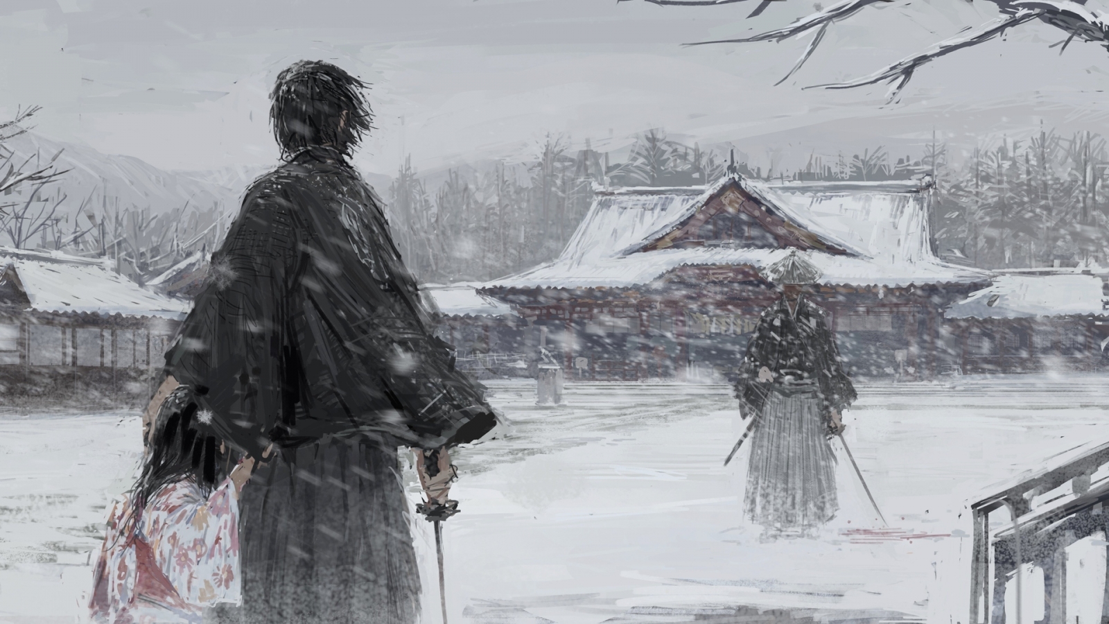 Samurai Winter Wallpapers - Wallpaper Cave