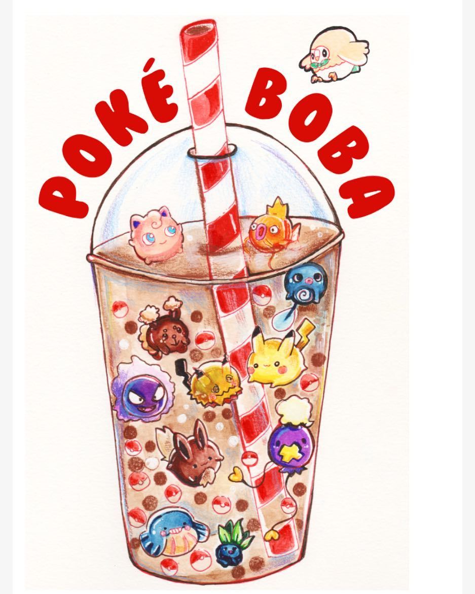 Pikachu Drinking Boba Wallpapers - Wallpaper Cave