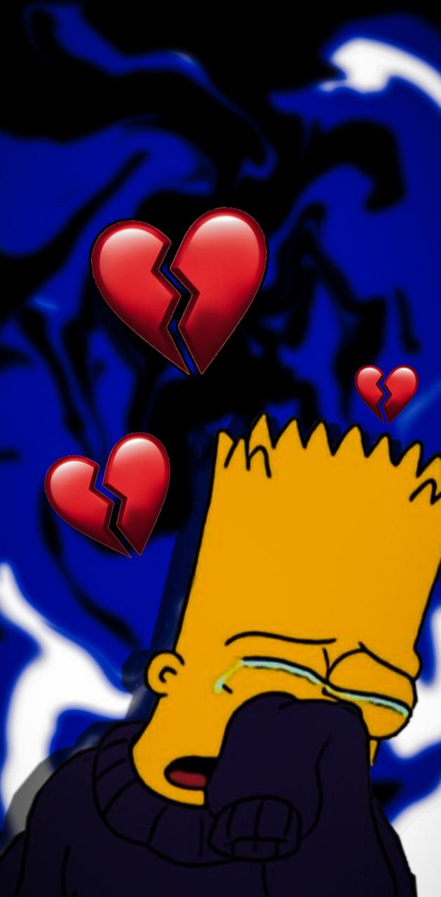 Bart Simpson Broken Heart Wallpapers - Wallpaper Cave