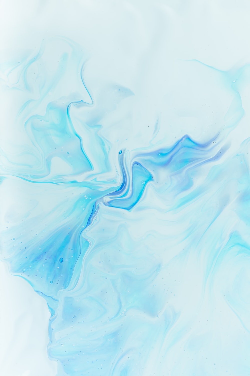 Abstract Liquid Light Blue And White Wallpapers - Wallpaper Cave