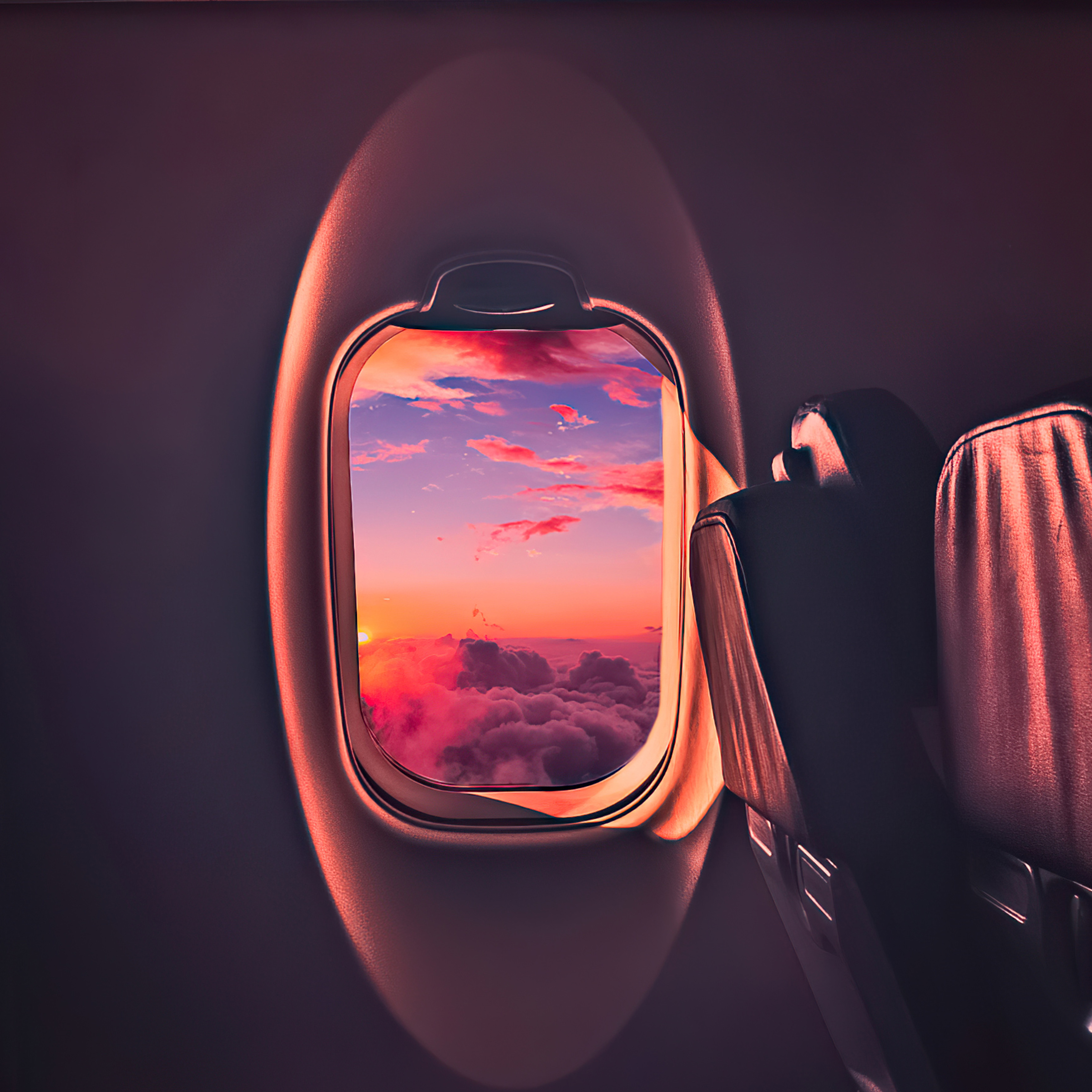 Airplane Sunset Wallpapers - Wallpaper Cave