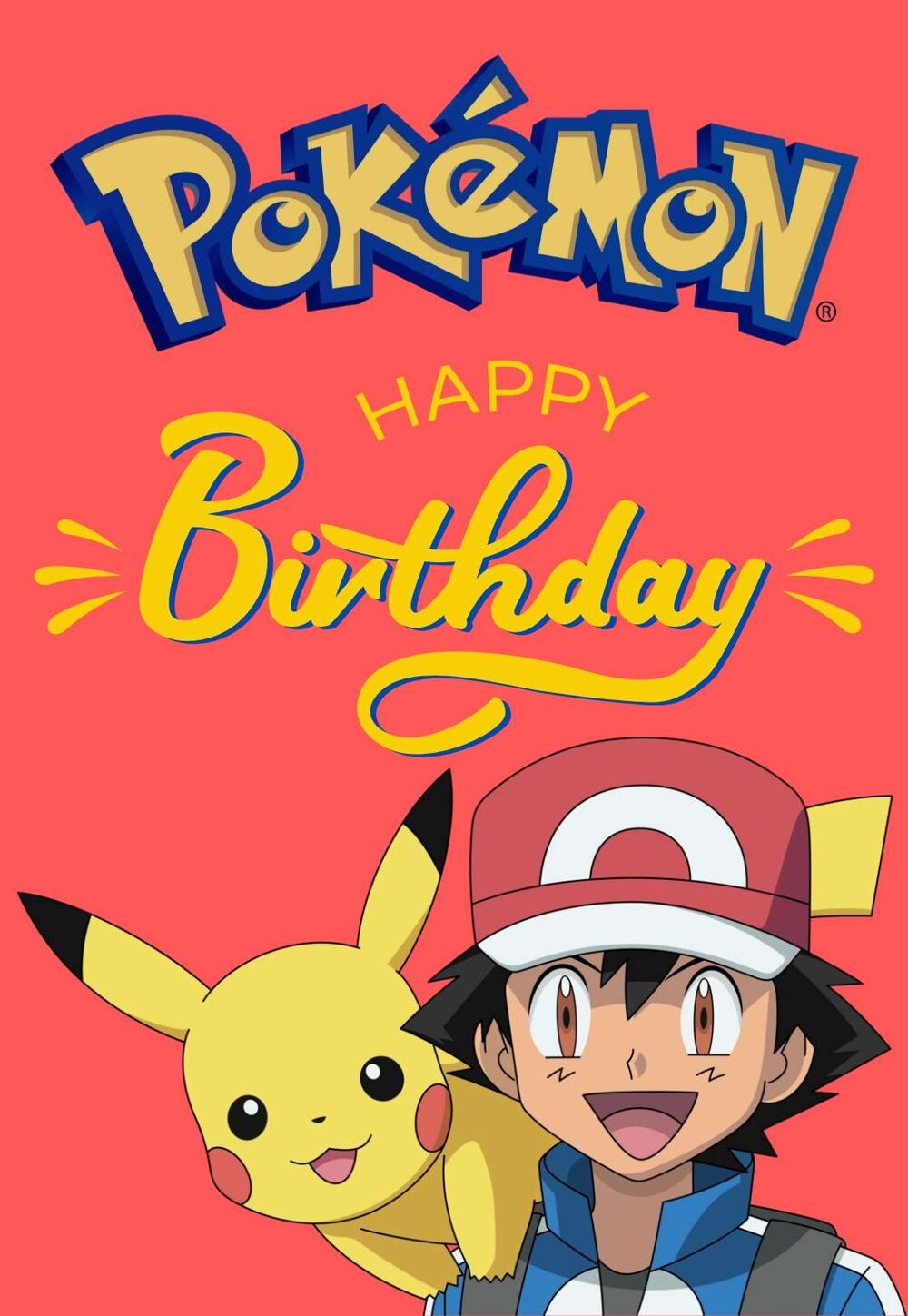 Pokemon Happy Birthday Greeting Pokemon Happy Birthday Greeting