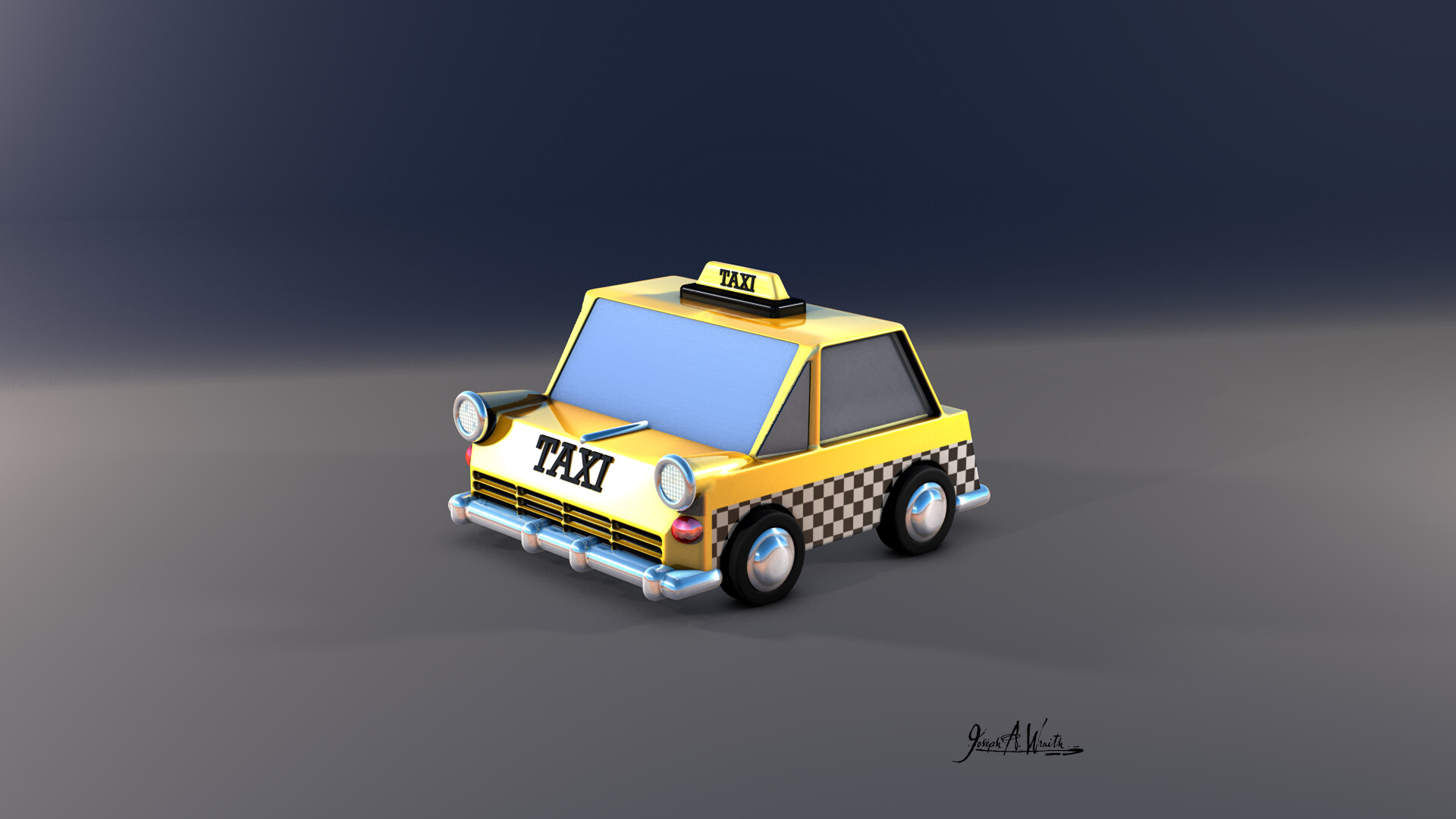 Cartoon Taxi Wallpapers - Wallpaper Cave