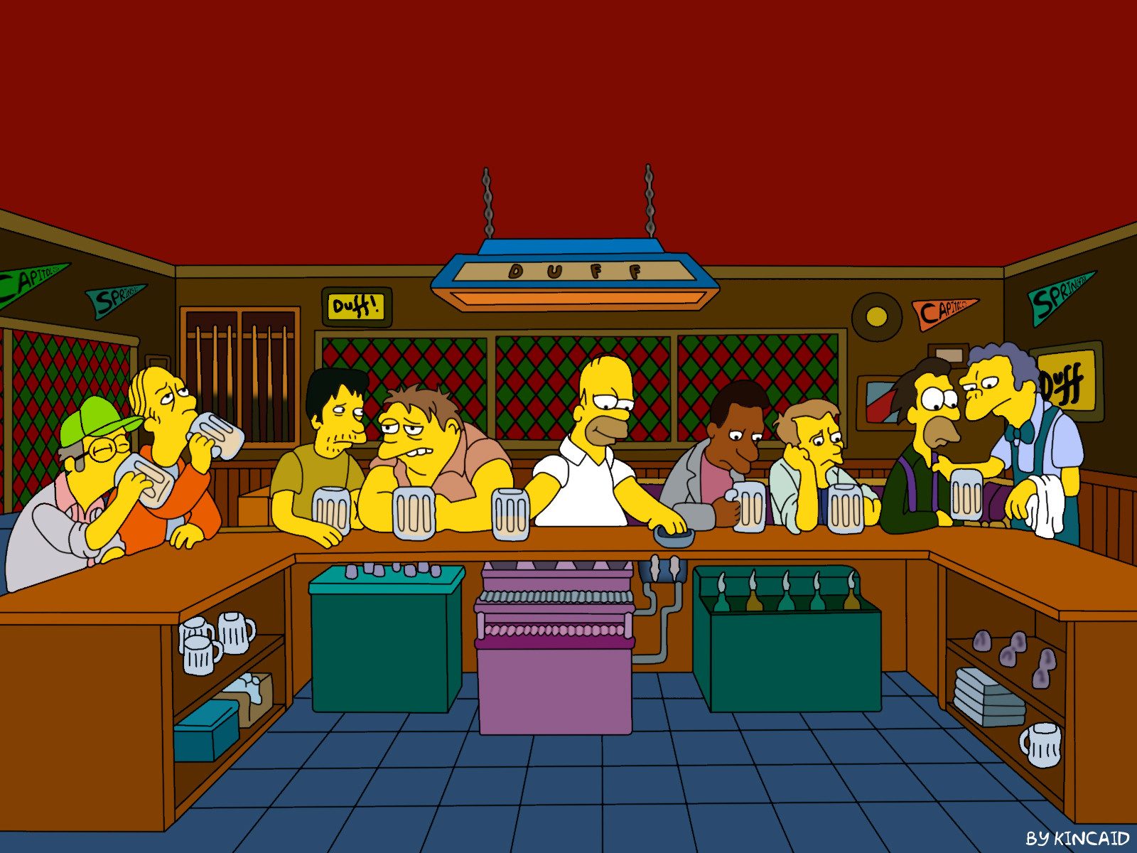 The Simpsons Moe Wallpapers - Wallpaper Cave