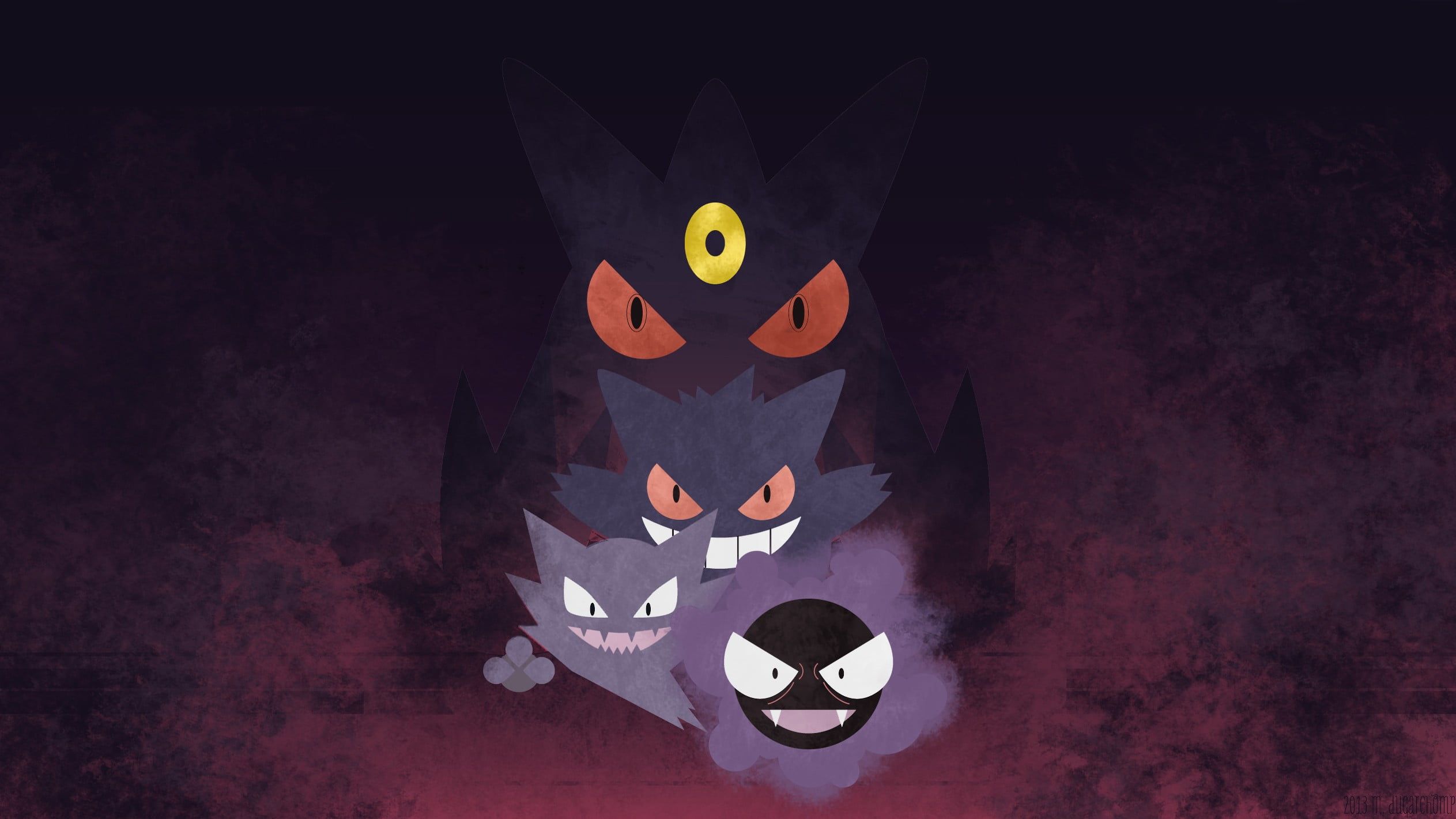 Gengar Desktop Wallpapers - Wallpaper Cave