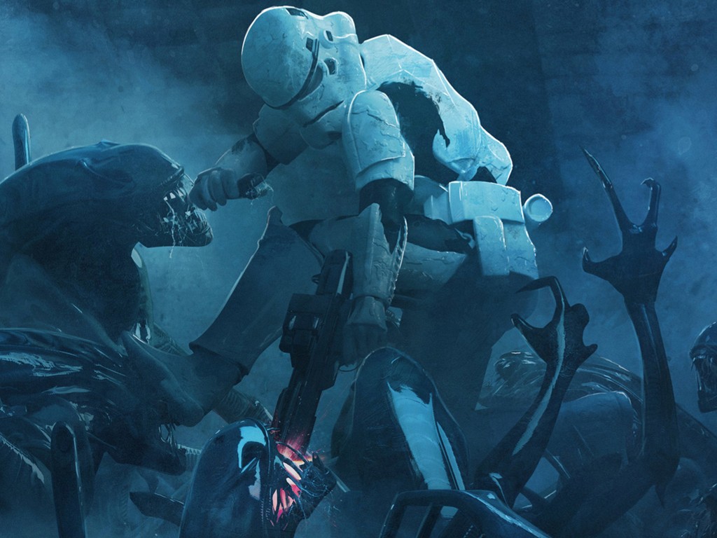Alien Vs Stormtrooper Wallpapers - Wallpaper Cave