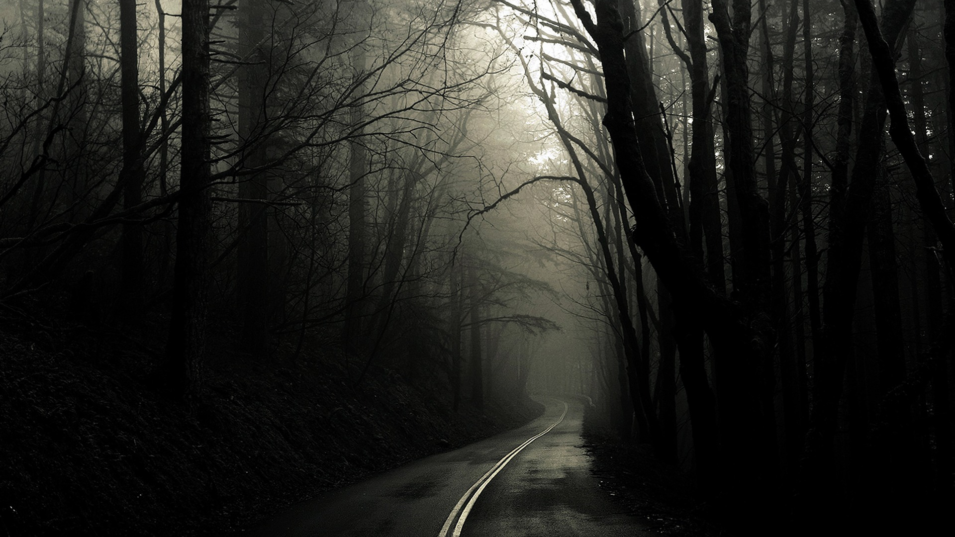Scary Road Wallpapers - Wallpaper Cave