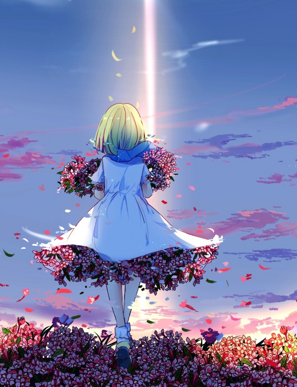 Anime Flower Spring Wallpapers - Wallpaper Cave