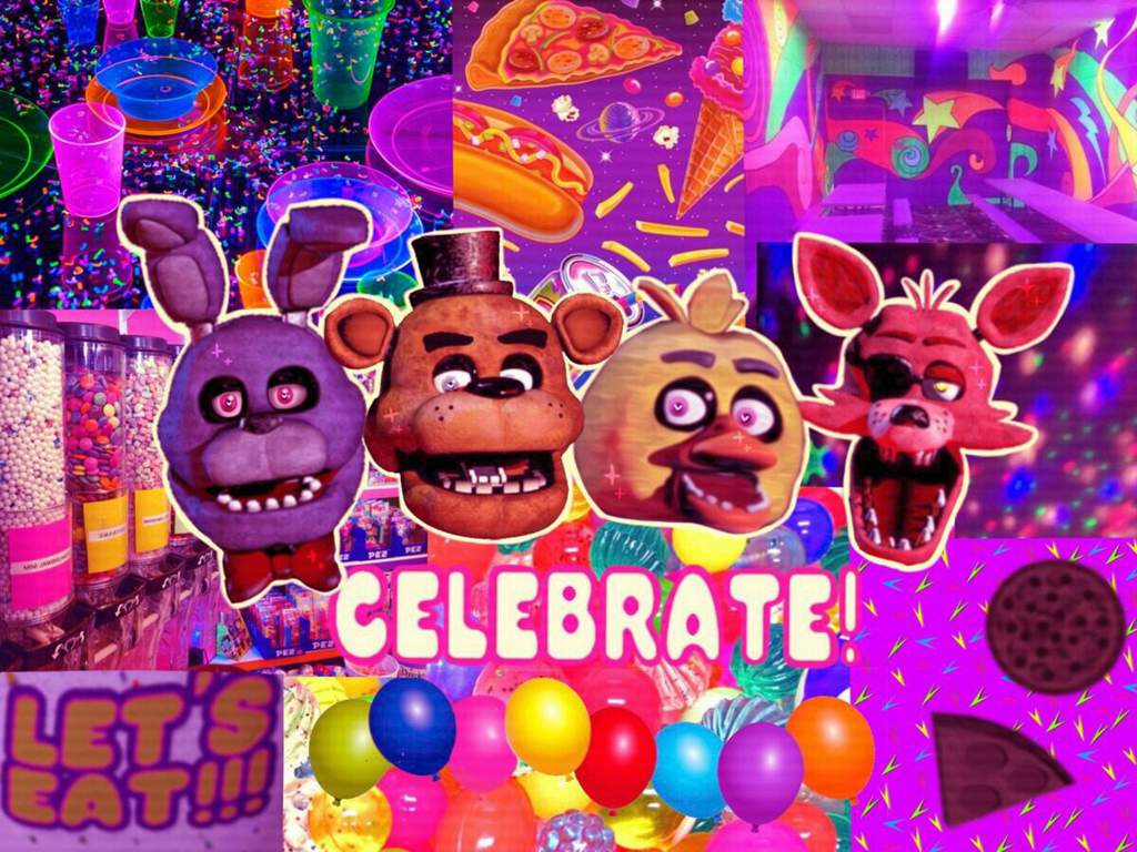 FNAF Collage Wallpapers - Wallpaper Cave