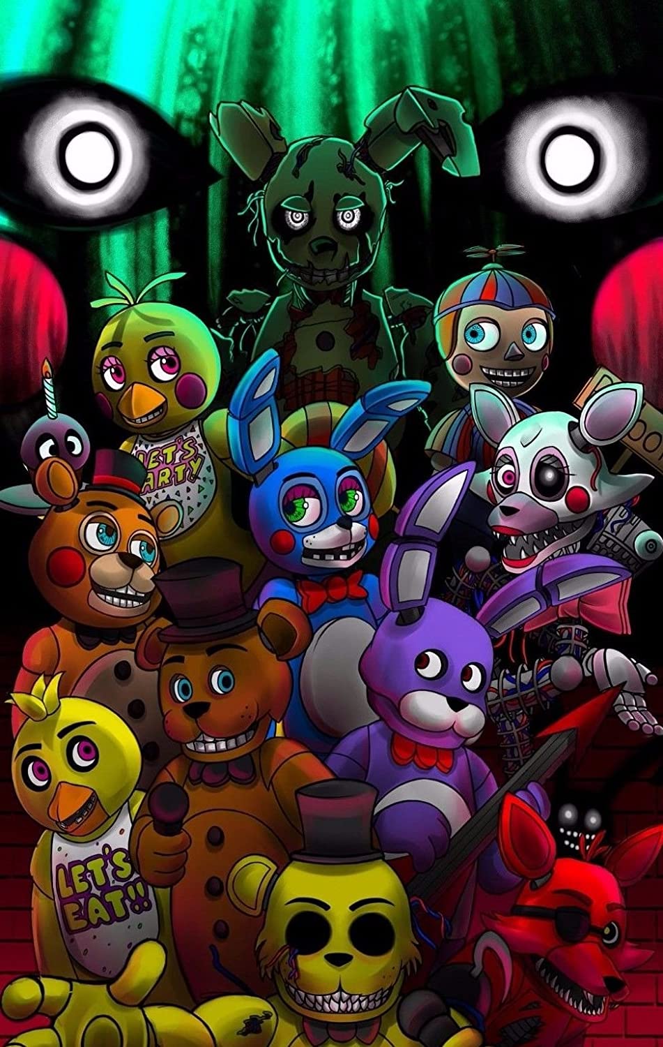 FNAF Collage Wallpapers - Wallpaper Cave