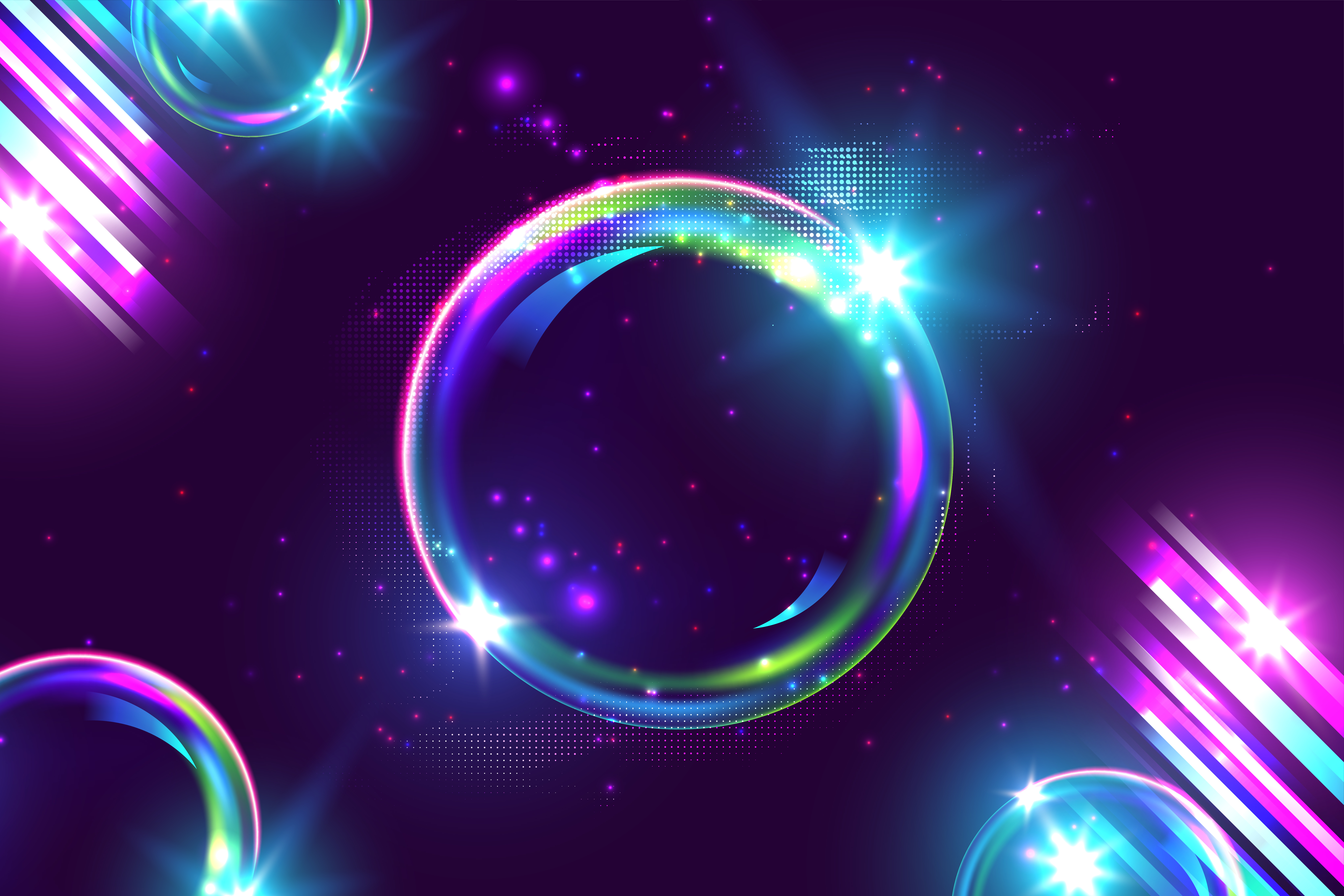 Neon Bubble Wallpapers - Wallpaper Cave