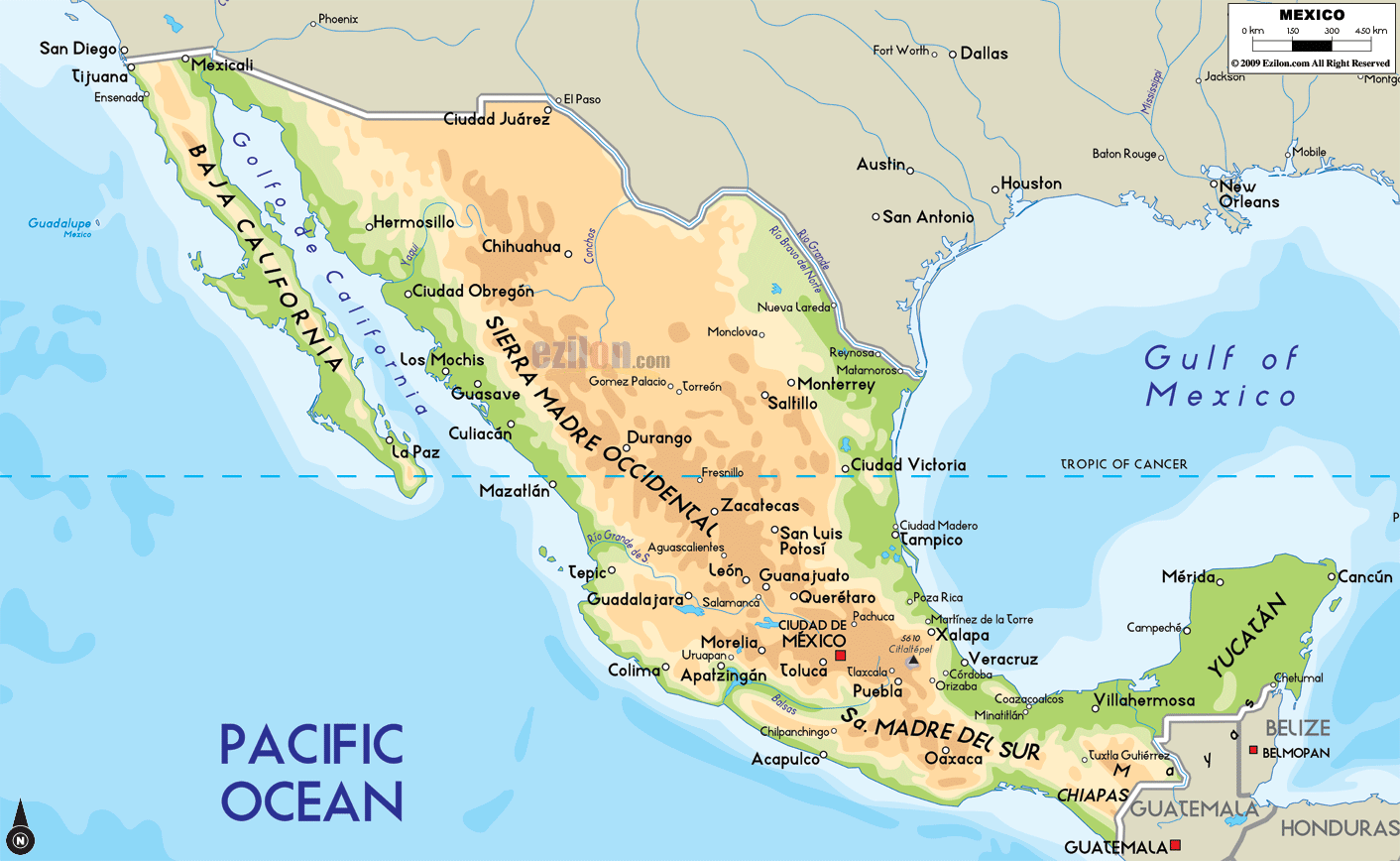 Mexico Map Wallpapers - Wallpaper Cave