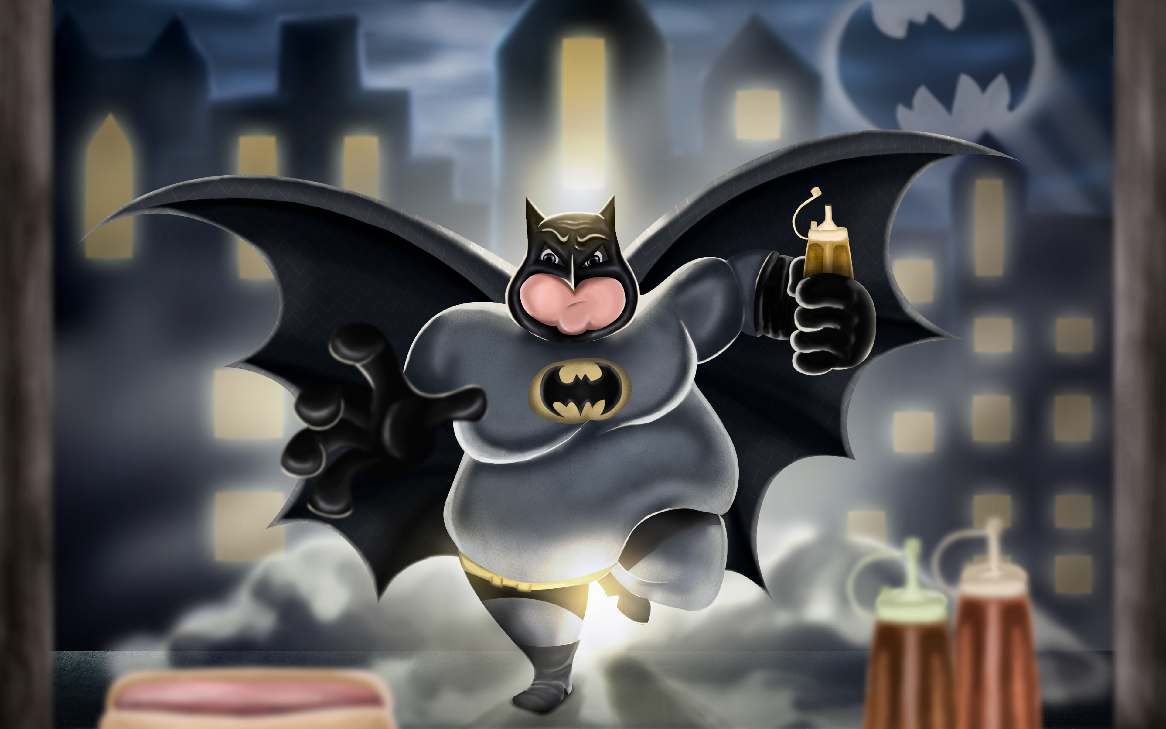 Fat Batman Wallpapers - Wallpaper Cave