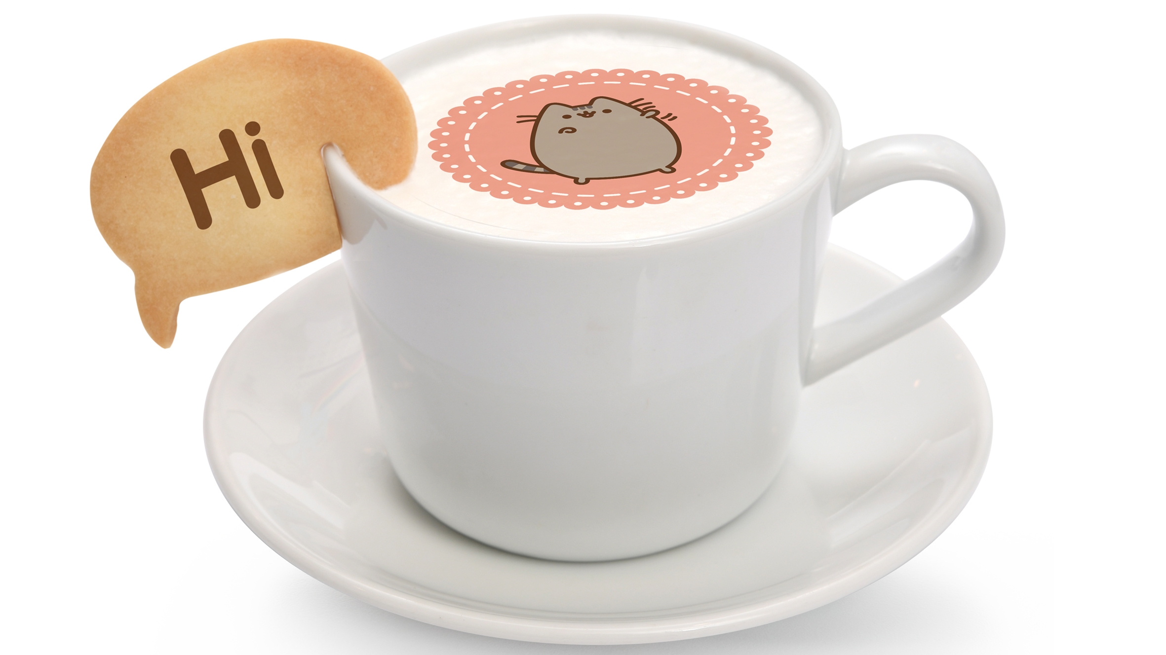Pusheen Drinking Coffee Wallpapers - Wallpaper Cave