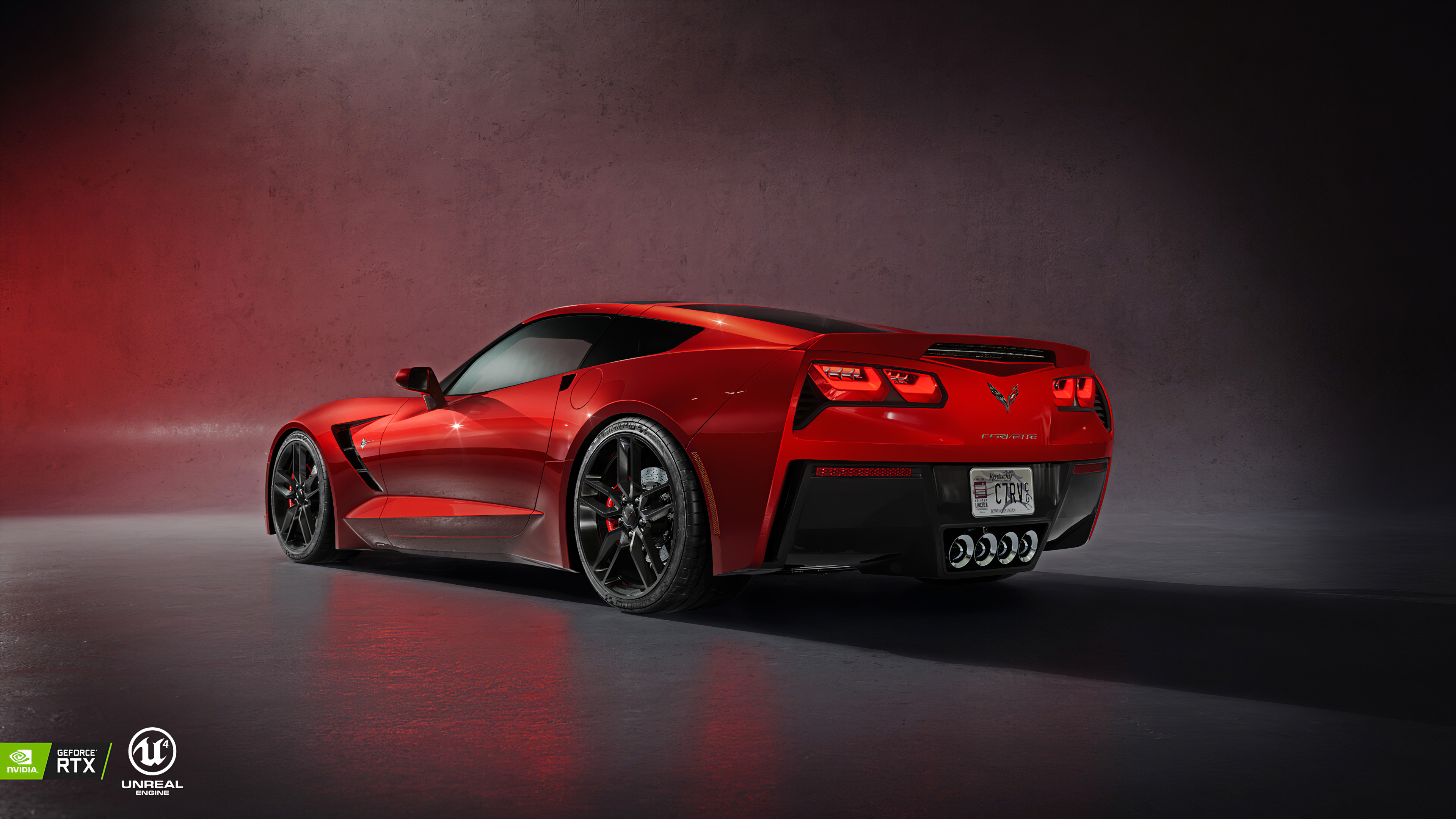 Red Corvette Wallpapers - Wallpaper Cave
