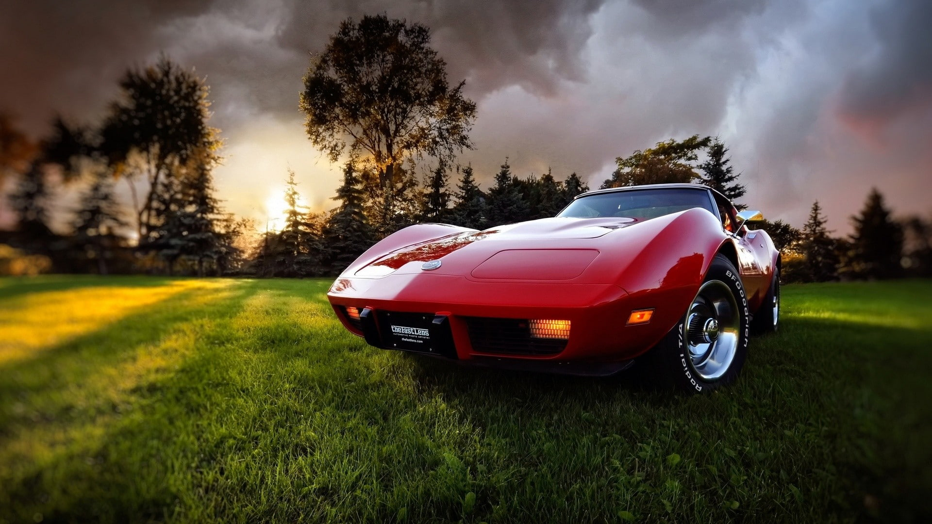 Red Corvette Wallpapers - Wallpaper Cave