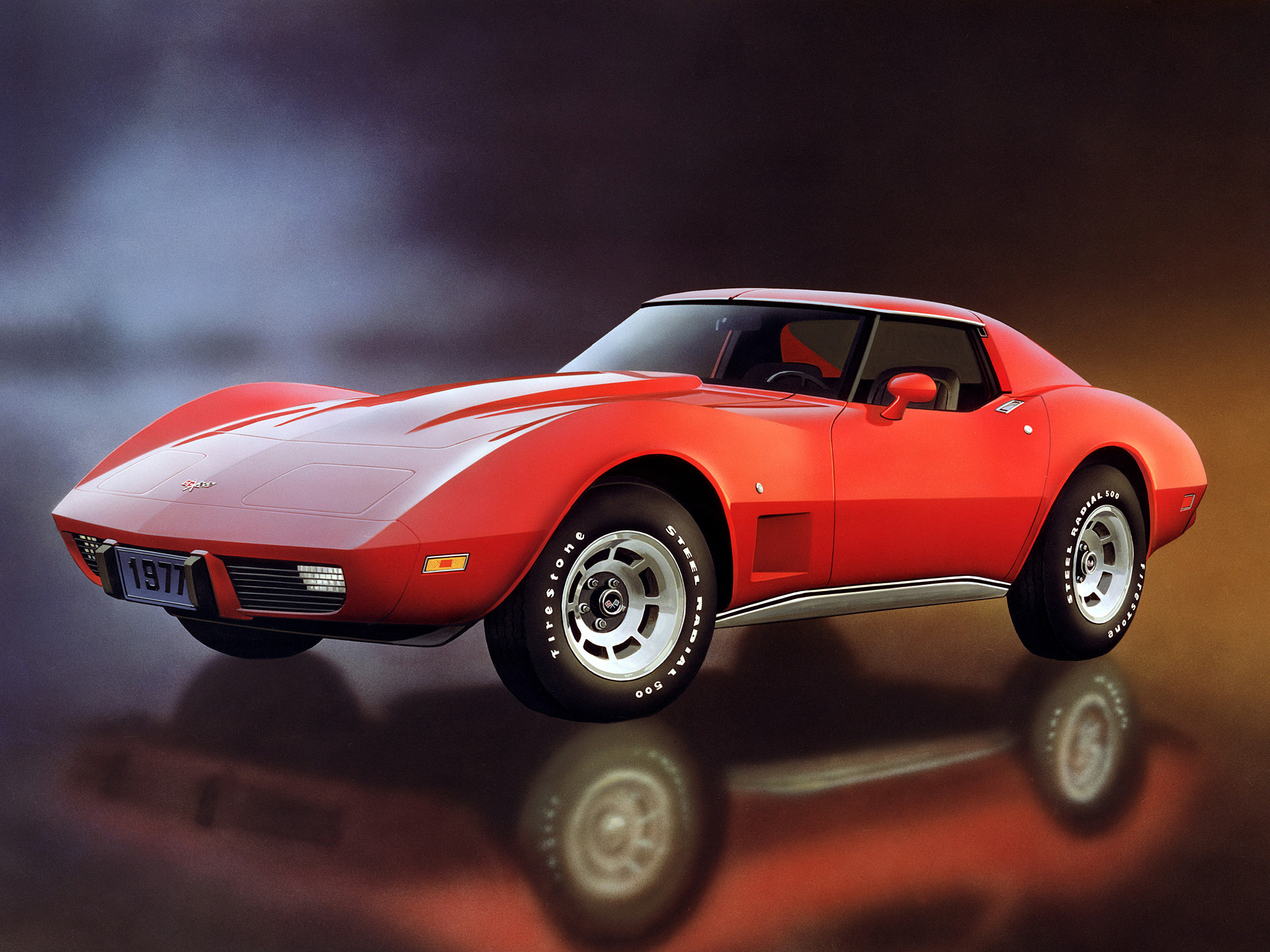 Red Corvette Wallpapers - Wallpaper Cave