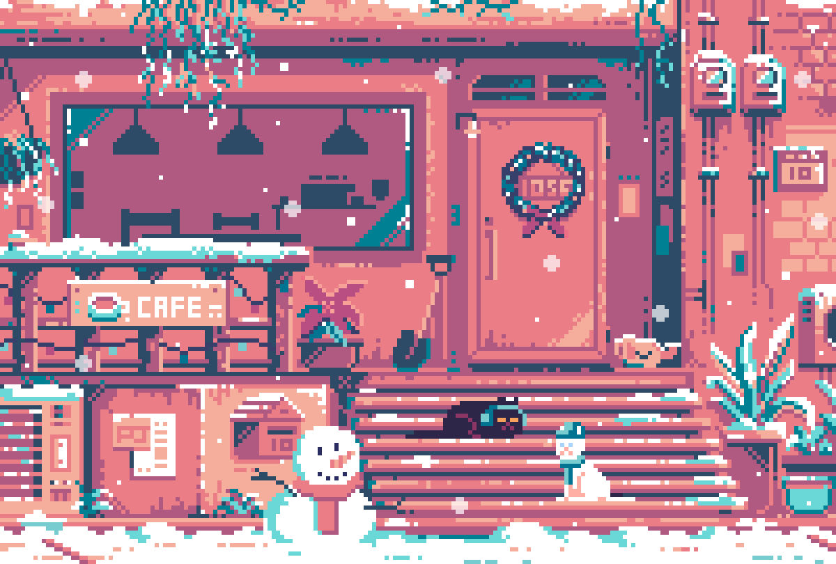 Pixel Winter Art Wallpapers - Wallpaper Cave