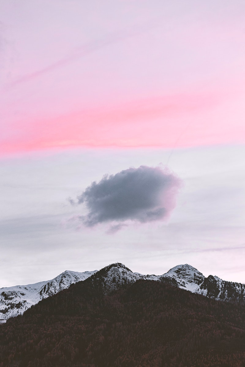 Pink Light Mountains Wallpapers - Wallpaper Cave