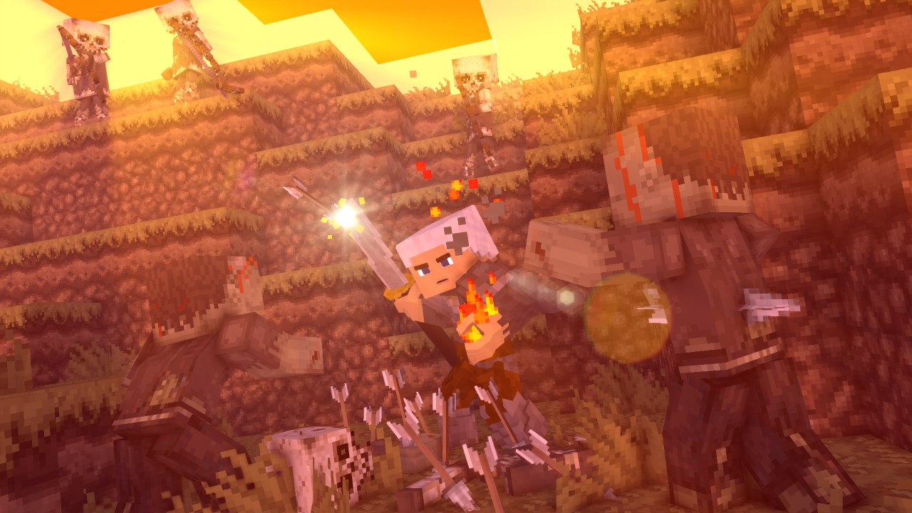 Minecraft Fight Wallpapers - Wallpaper Cave