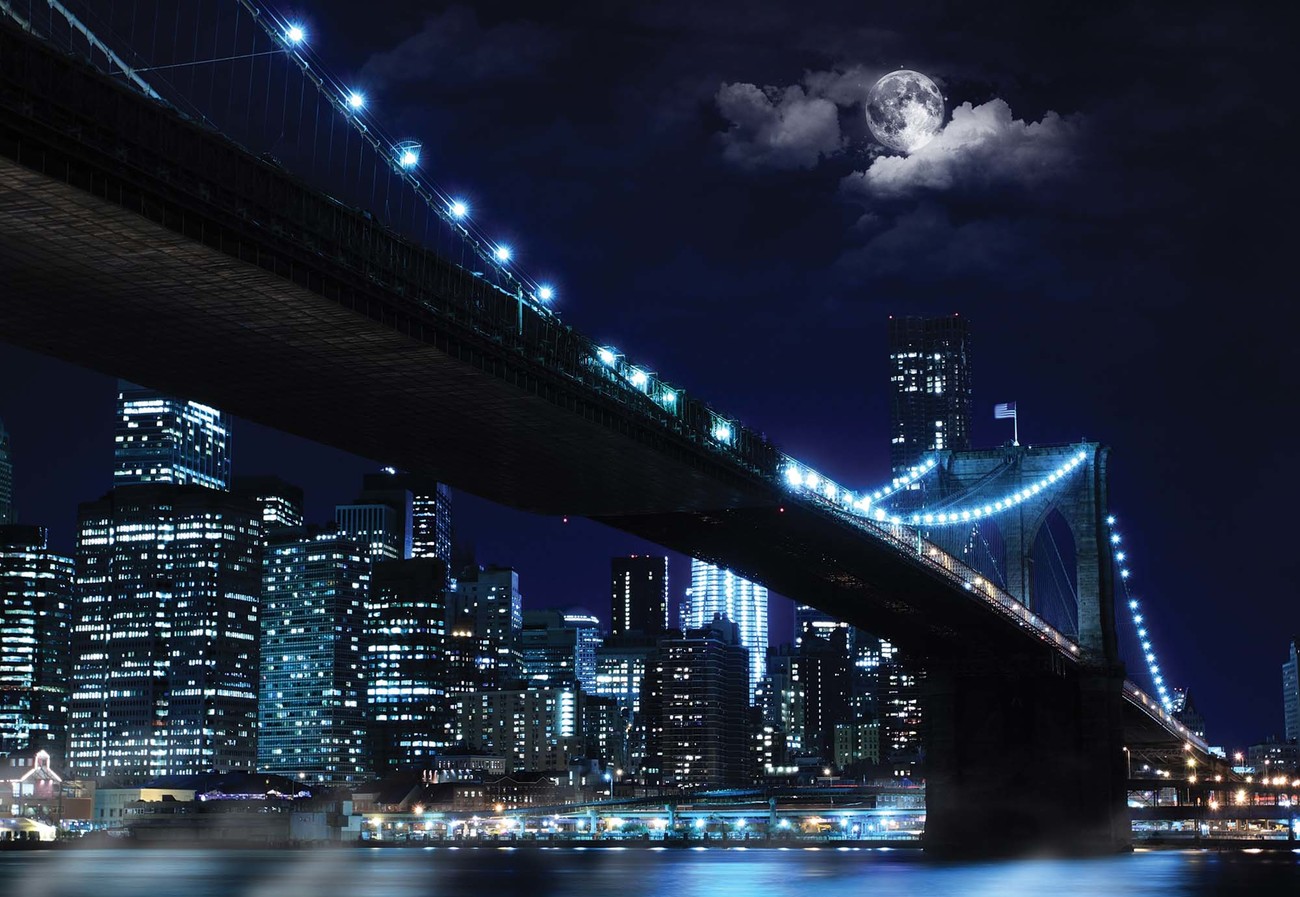 Brooklyn Bridge At Night Wallpapers - Wallpaper Cave